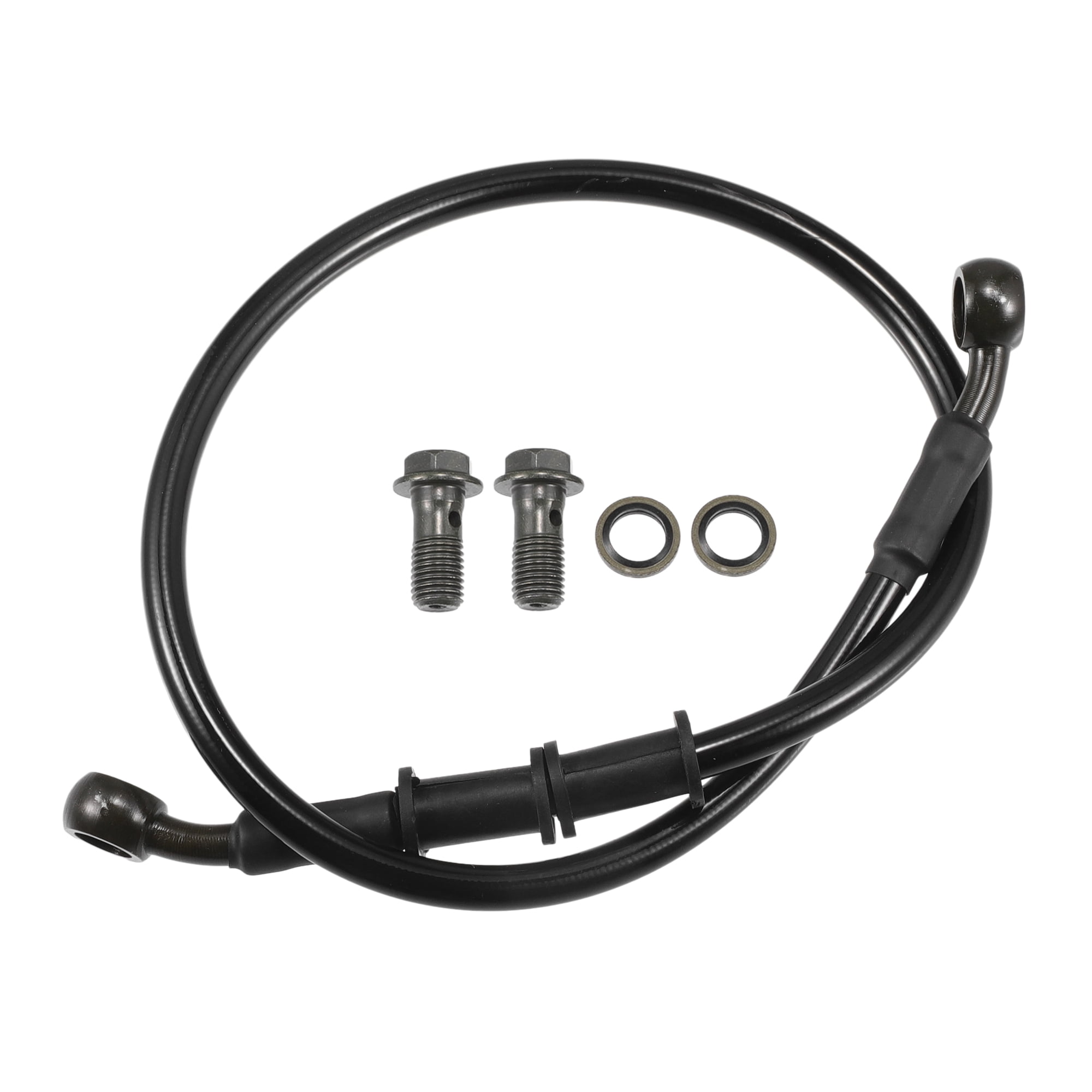 Unique Bargains Brake Hose Motorcycle ATV Braided Hydraulic Brake Line ...