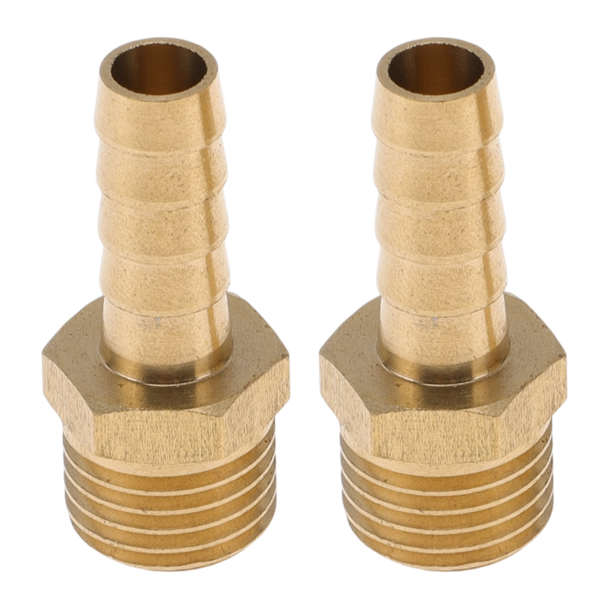 Unique Bargains Brass Hose Barb Fittings 8mm(5/16") M14x1.5 Male Thread ...