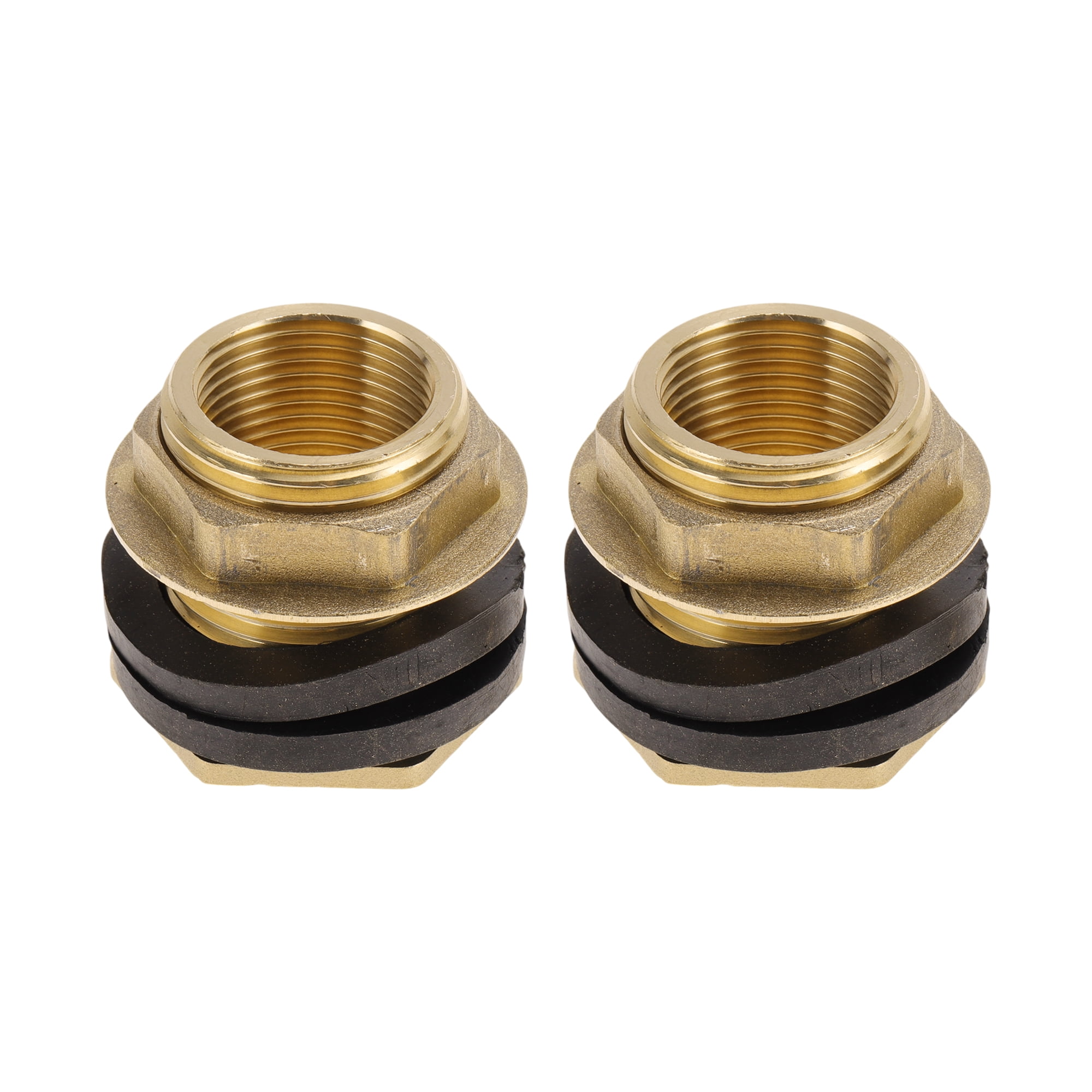 Unique Bargains Brass Pipe Fitting 1"Male External Thread Connector ...