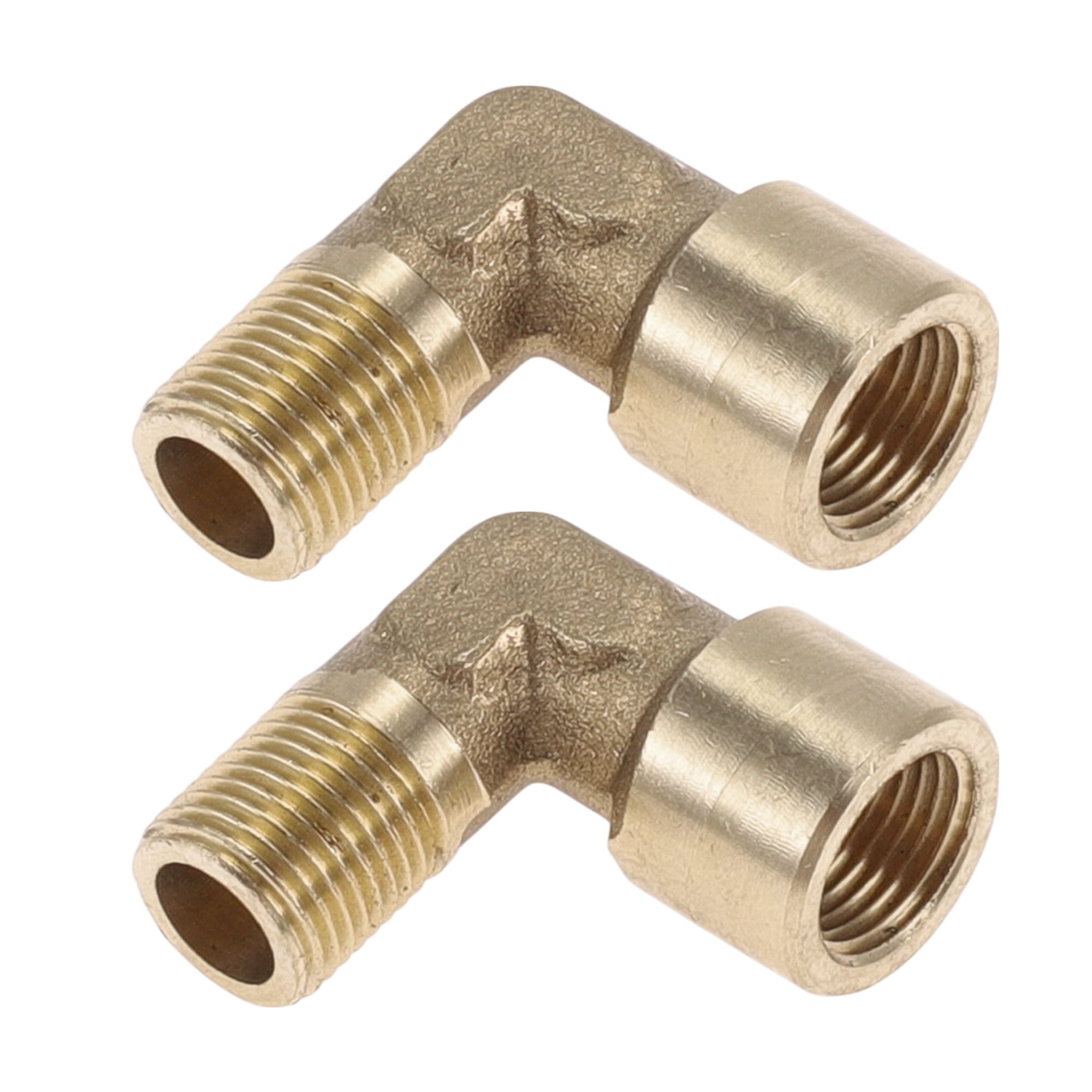 Unique Bargains Brass Pipe Fittings 1/8"Female x 1/8"Male Internal ...