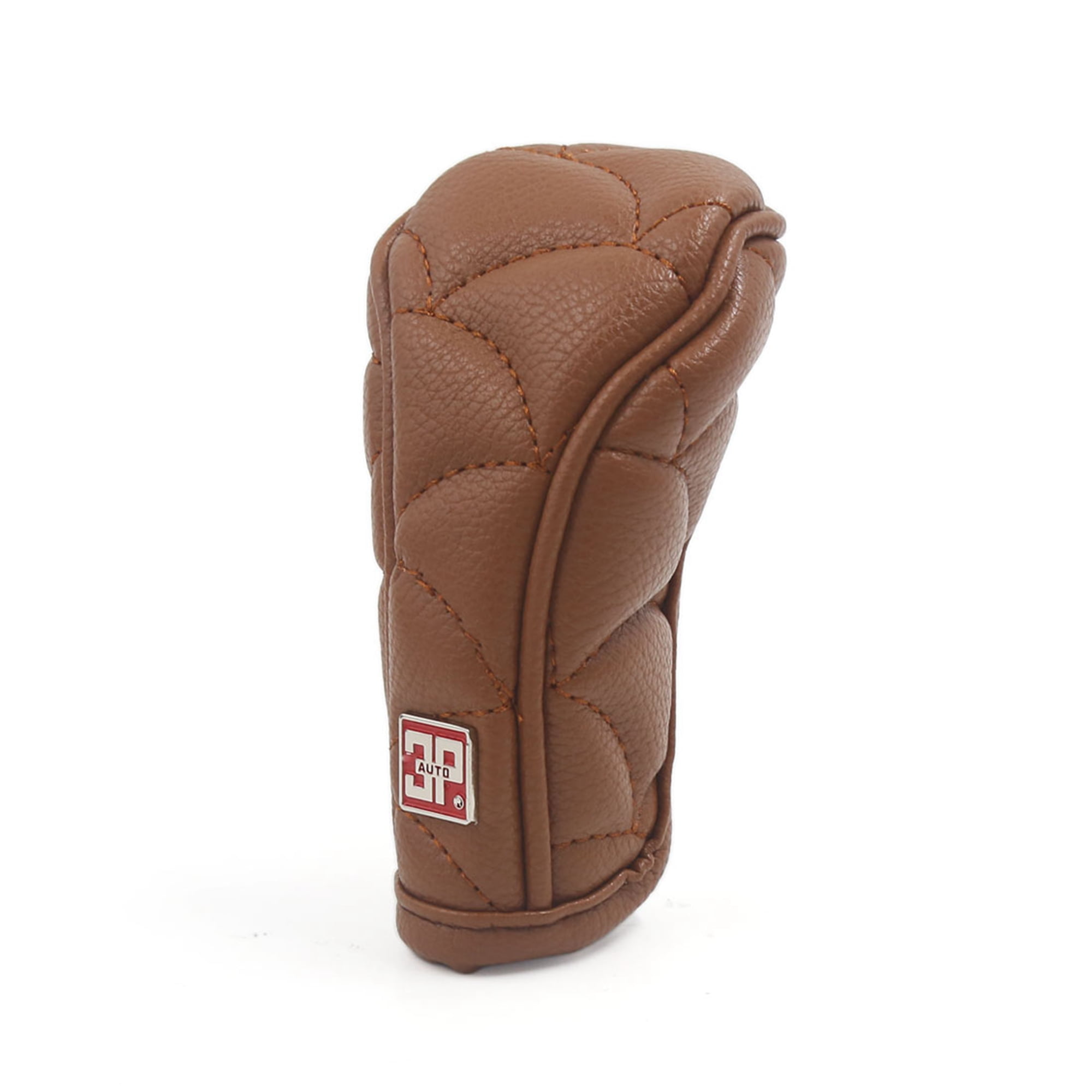 Unique Bargains Brown Faux Leather Skidproof Cover for Automatic Car ...