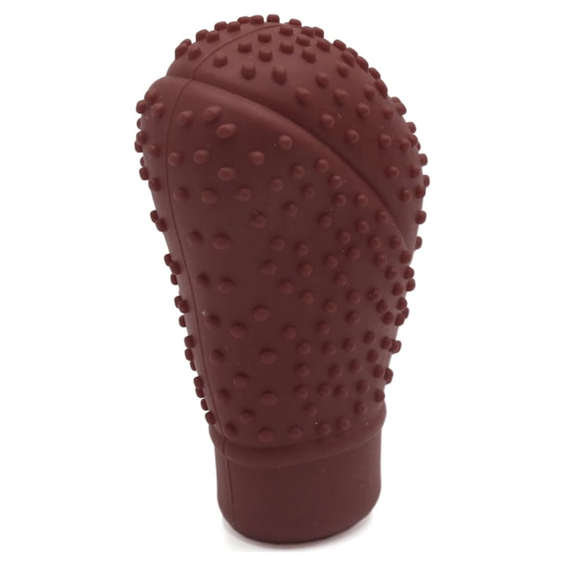 Unique Bargains Brown Soft Silicone Manual Gear Shift Lever Knob Cover ...