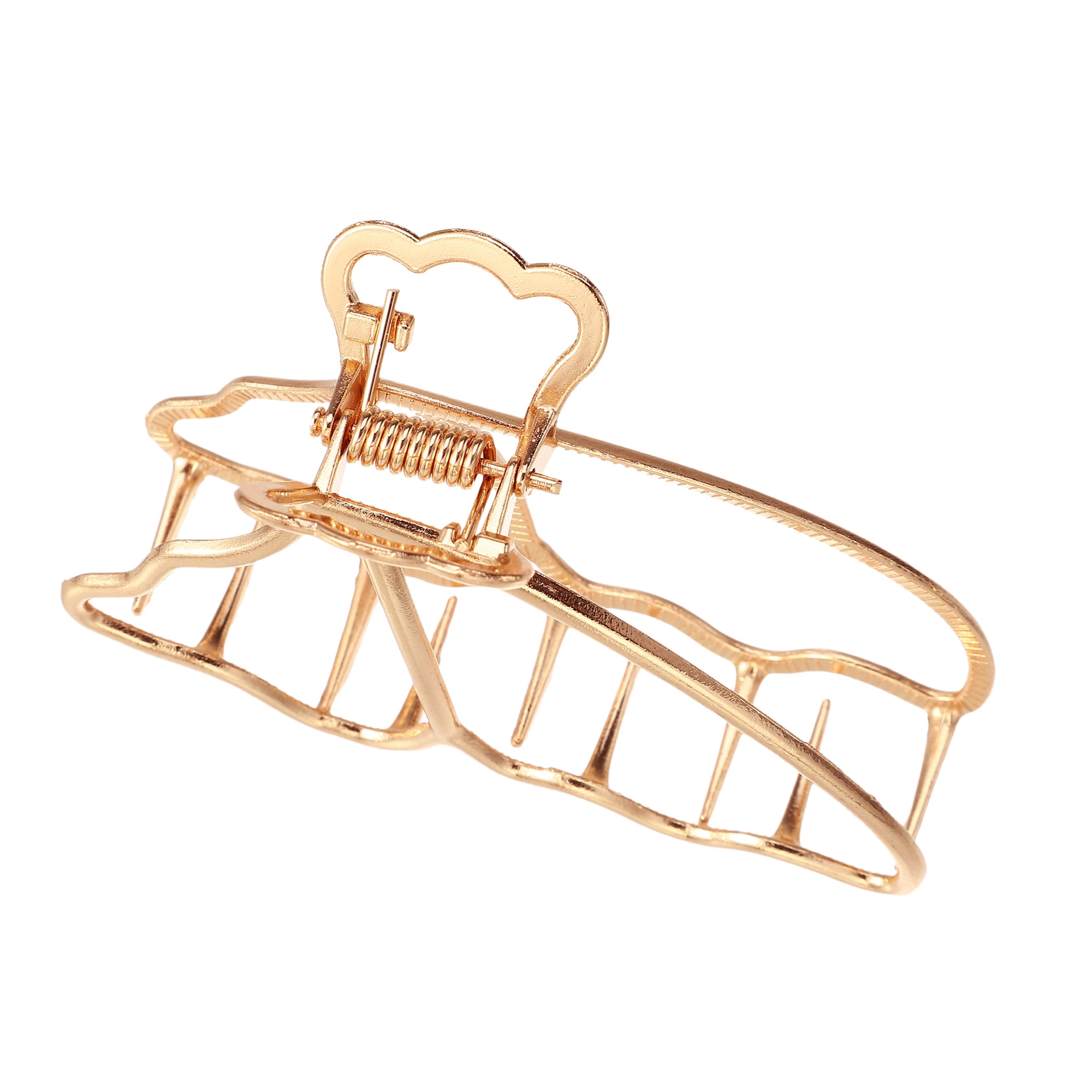 Unique Bargains Butterfly Metal Hair Clip Hair Claw for Women Large ...