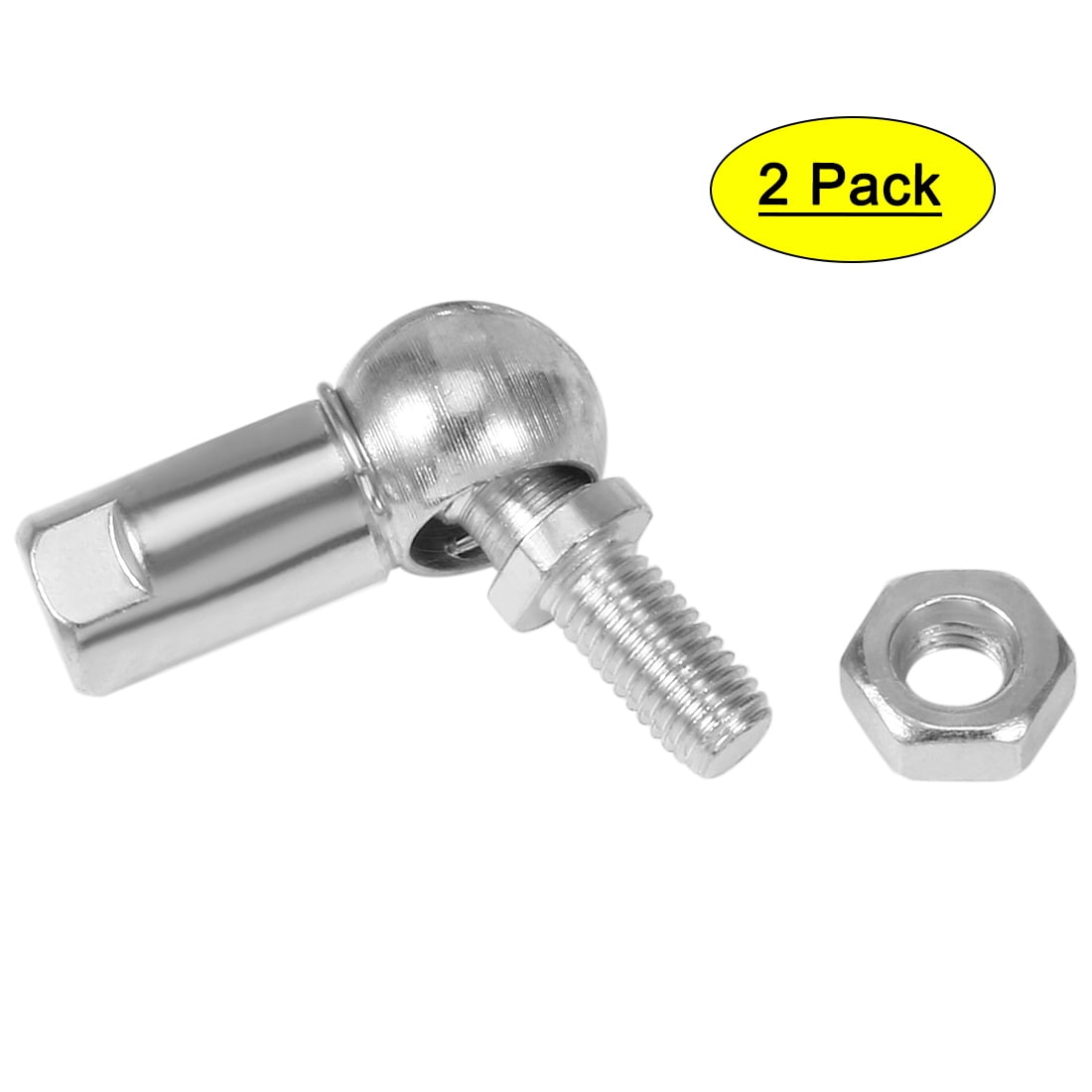 Unique Bargains CS13 M8x1.25mm Carbon Steel Ball Bearing Right Hand Rod ...