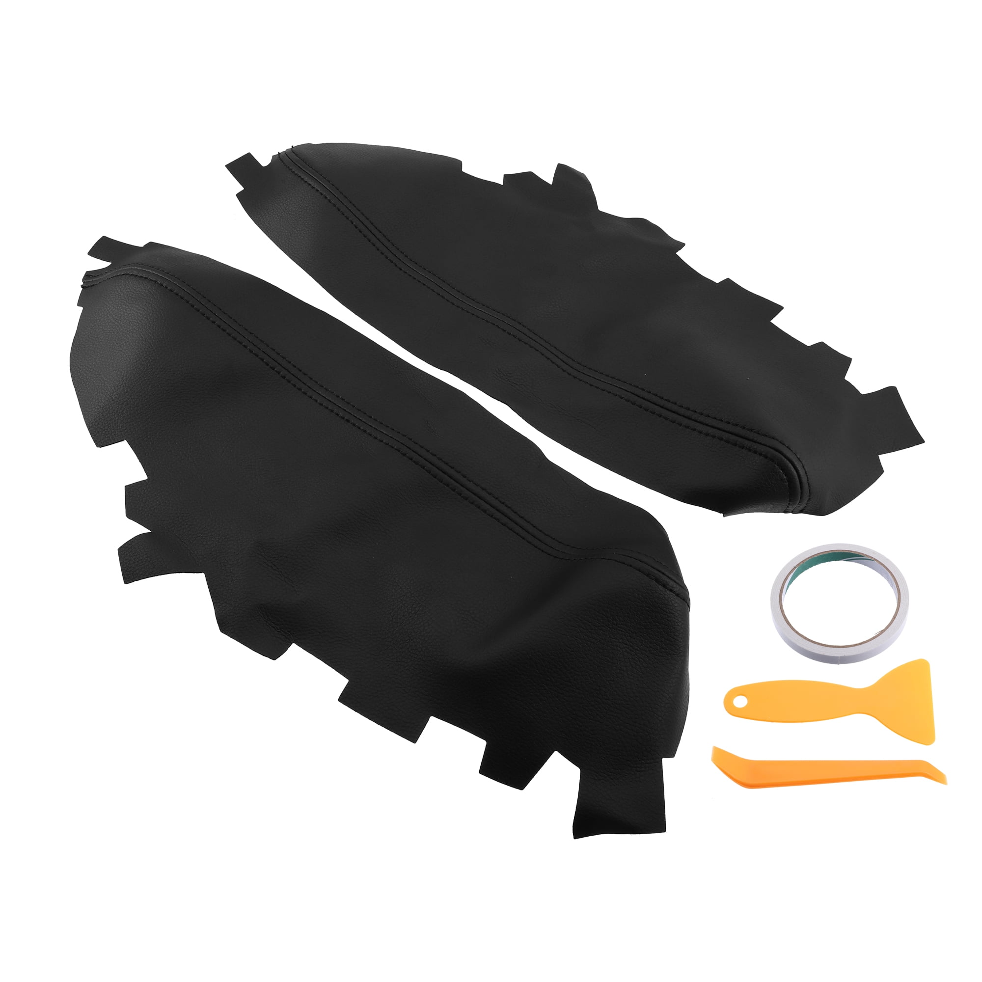 Unique Bargains Car Front Door Panel Armrest Cover Interior Door Trims ...