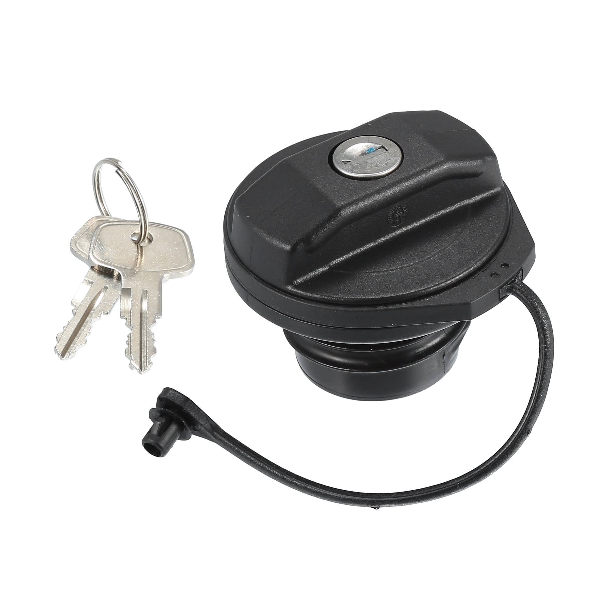 Unique Bargains Car Fuel Tank Filler Cover Gas Tank Cap with 2 Keys for ...