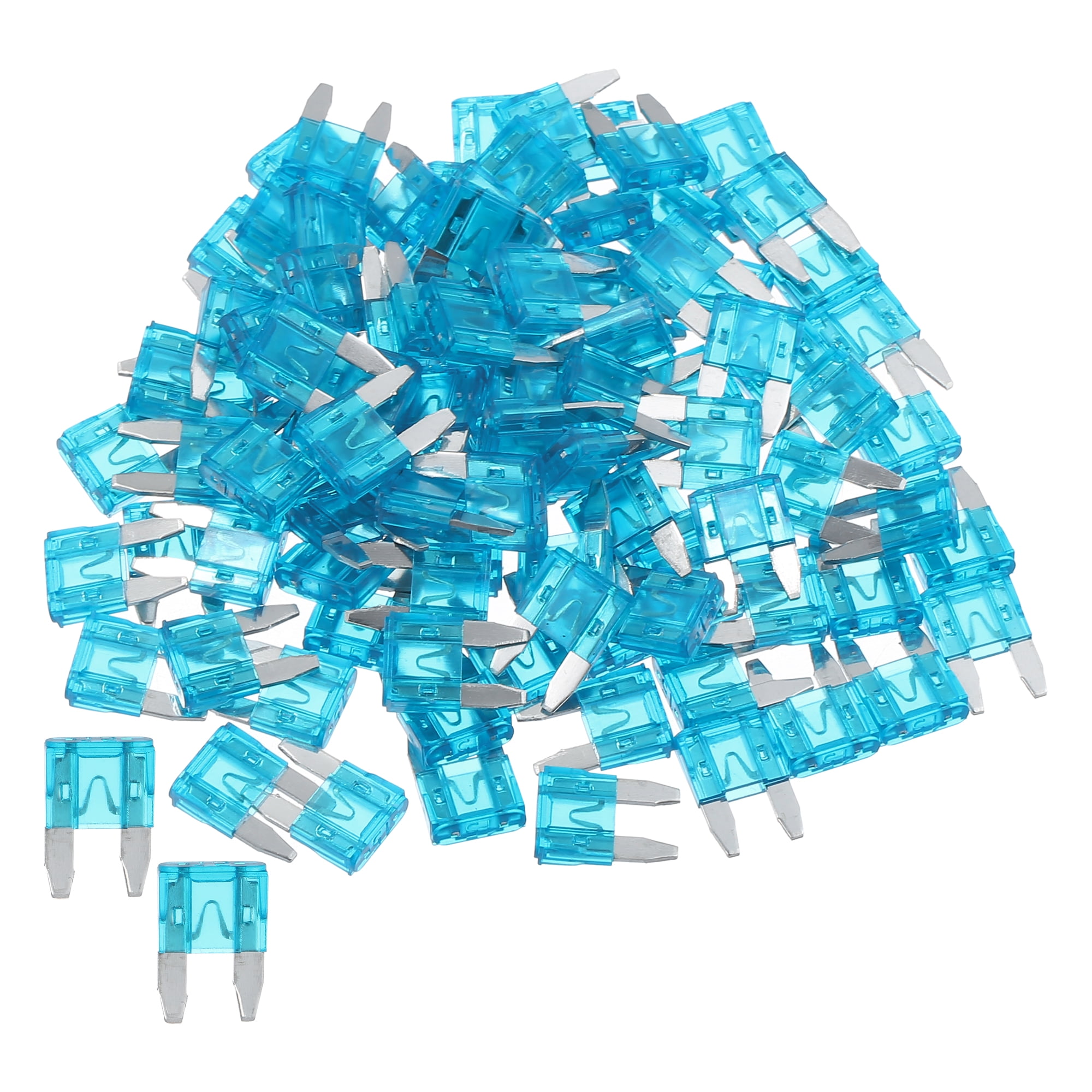 Unique Bargains Car Fuse Blade Style Fuses 15A Mini Fuse Durable ...