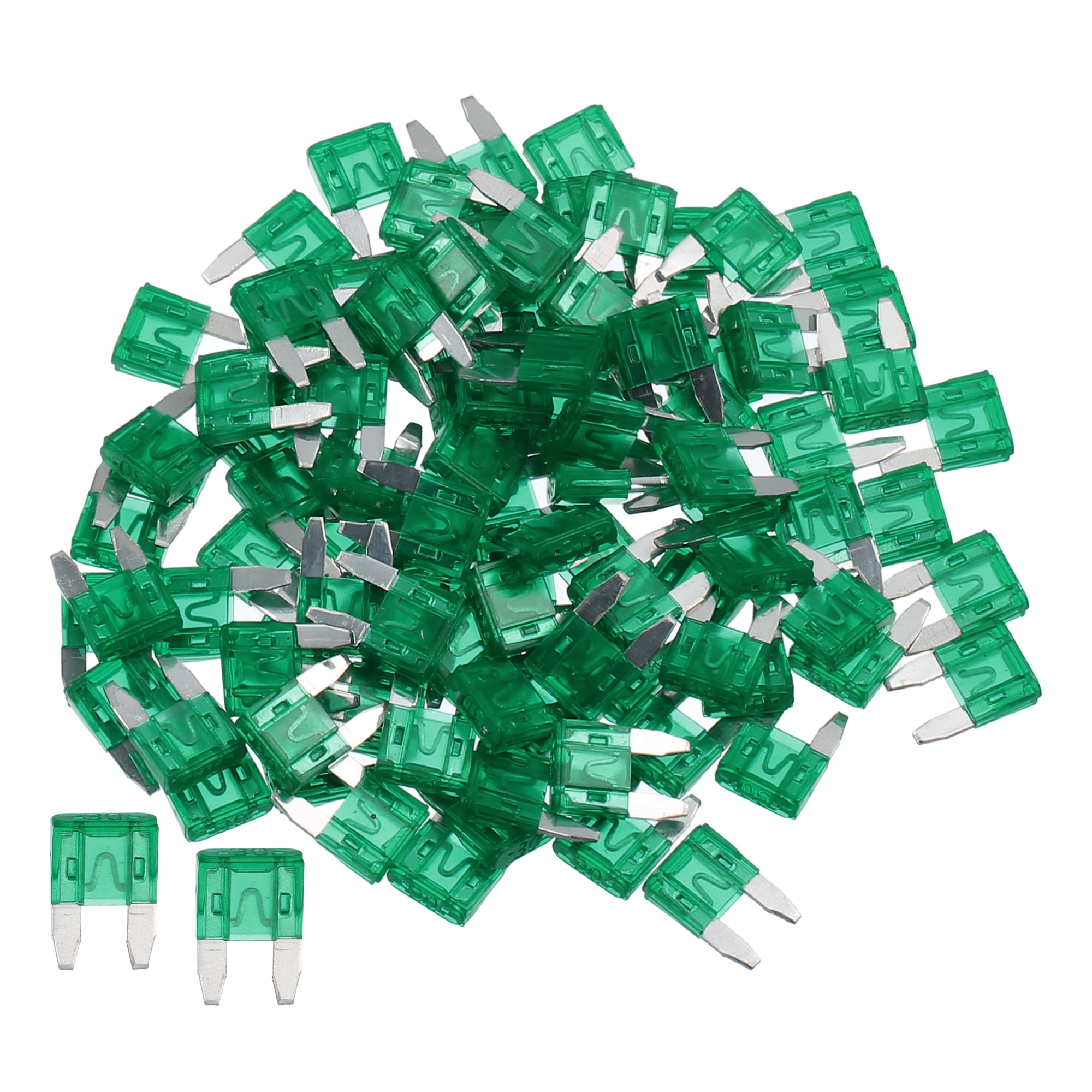 Unique Bargains Car Fuse Blade Style Fuses 30A Mini Fuse Durable Short ...