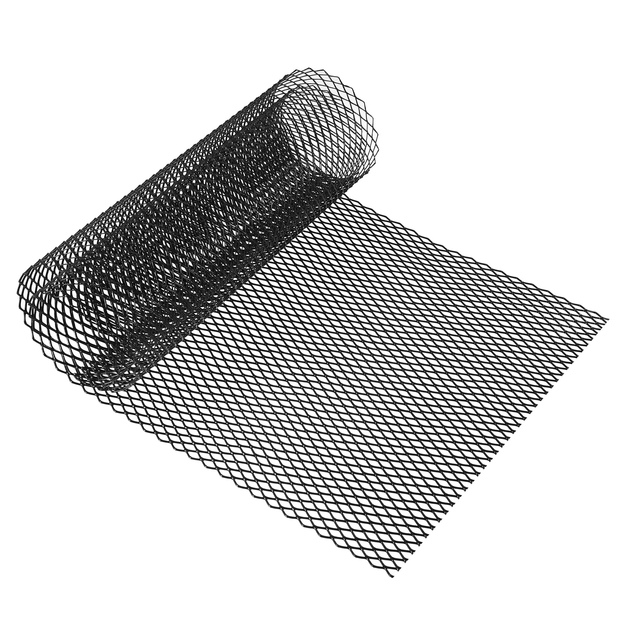 Unique Bargains Car Grill Mesh 100x33cm 12x6mm Rhombic Hole Grille Mesh ...