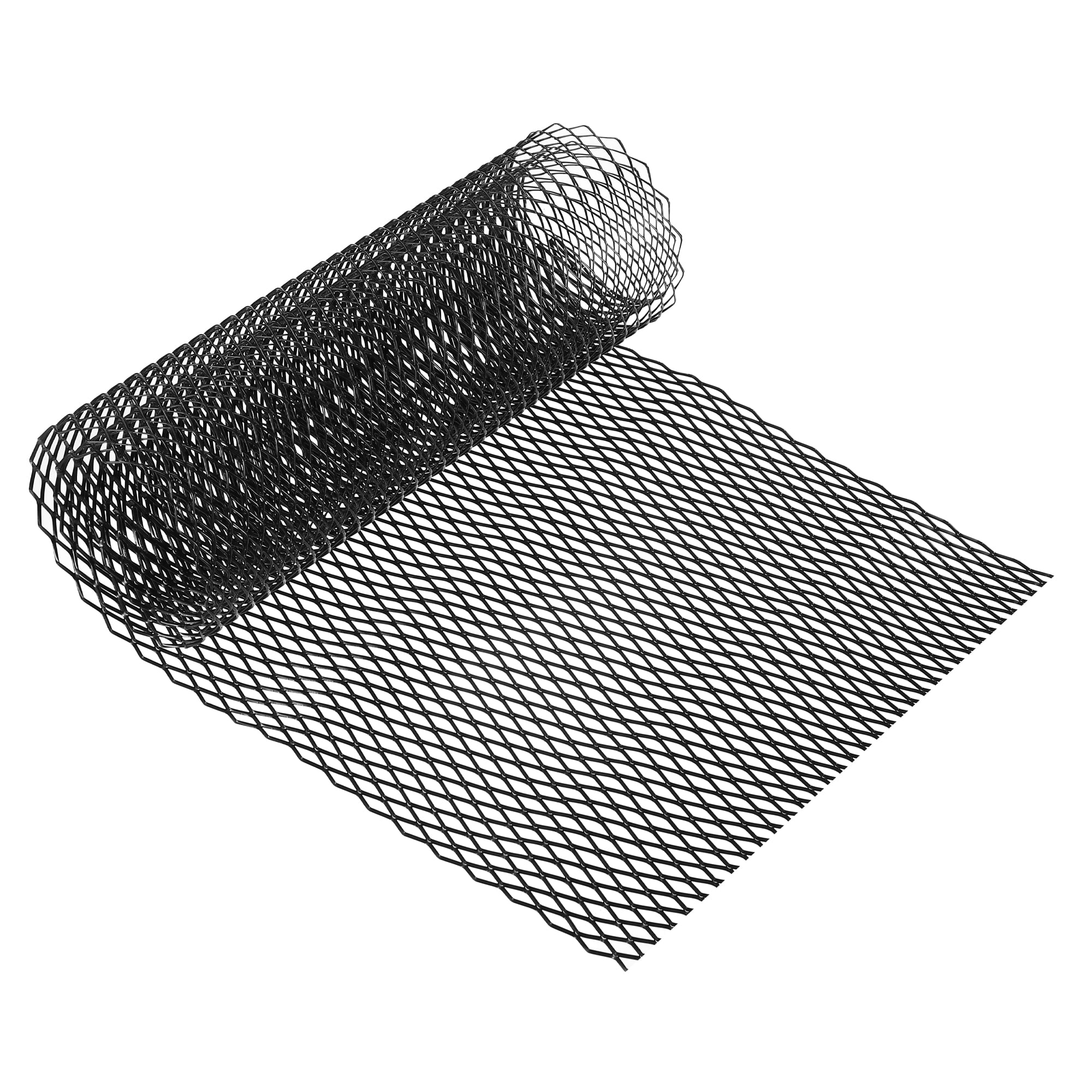 Unique Bargains Car Grill Mesh 100x33cm 20x10mm Rhombic Hole Grille ...
