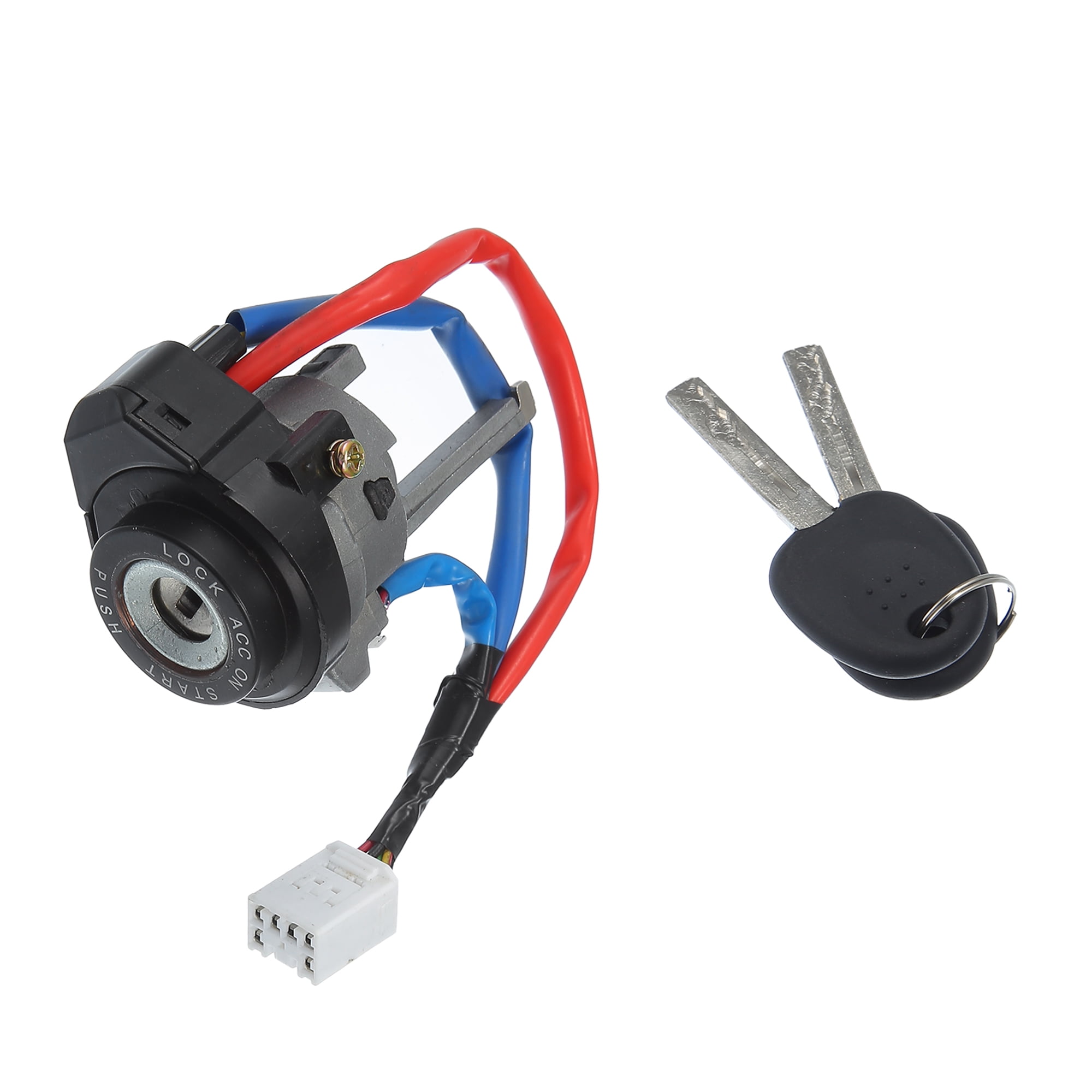 Unique Bargains Car Ignition Switch Lock Cylinder, 2 Keys, Fit for ...