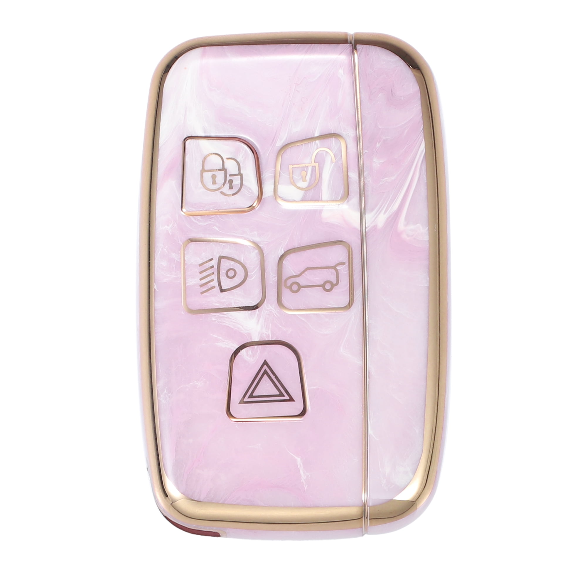 Unique Bargains Car Key Fob Cover 5 Button Remote Key Fob Case for ...