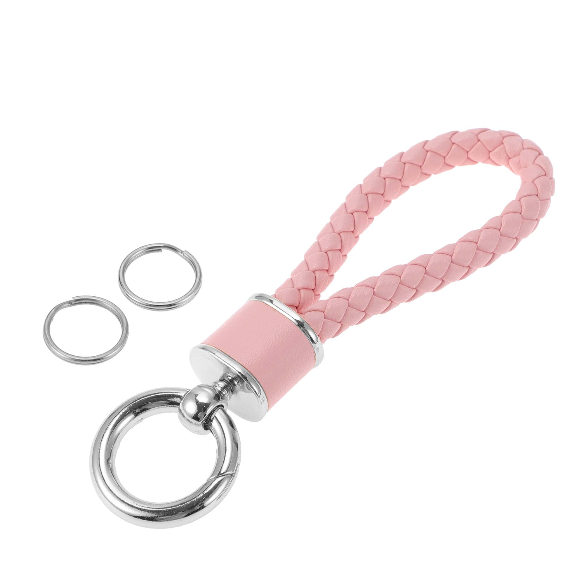 Unique Bargains Car Keychain Universal Key Chain with Ring for Key Fobs ...