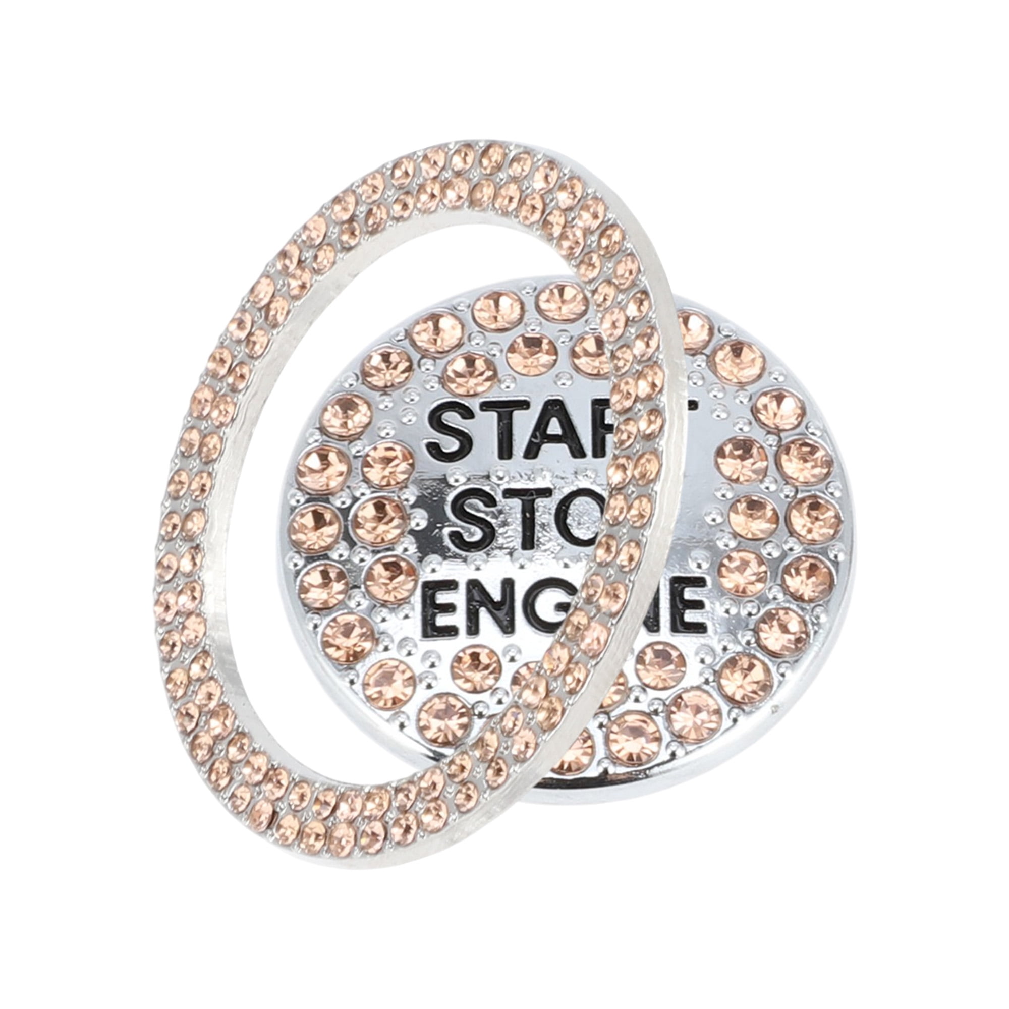 Unique Bargains Car Push Start Button Cover, Engine Push Button ...