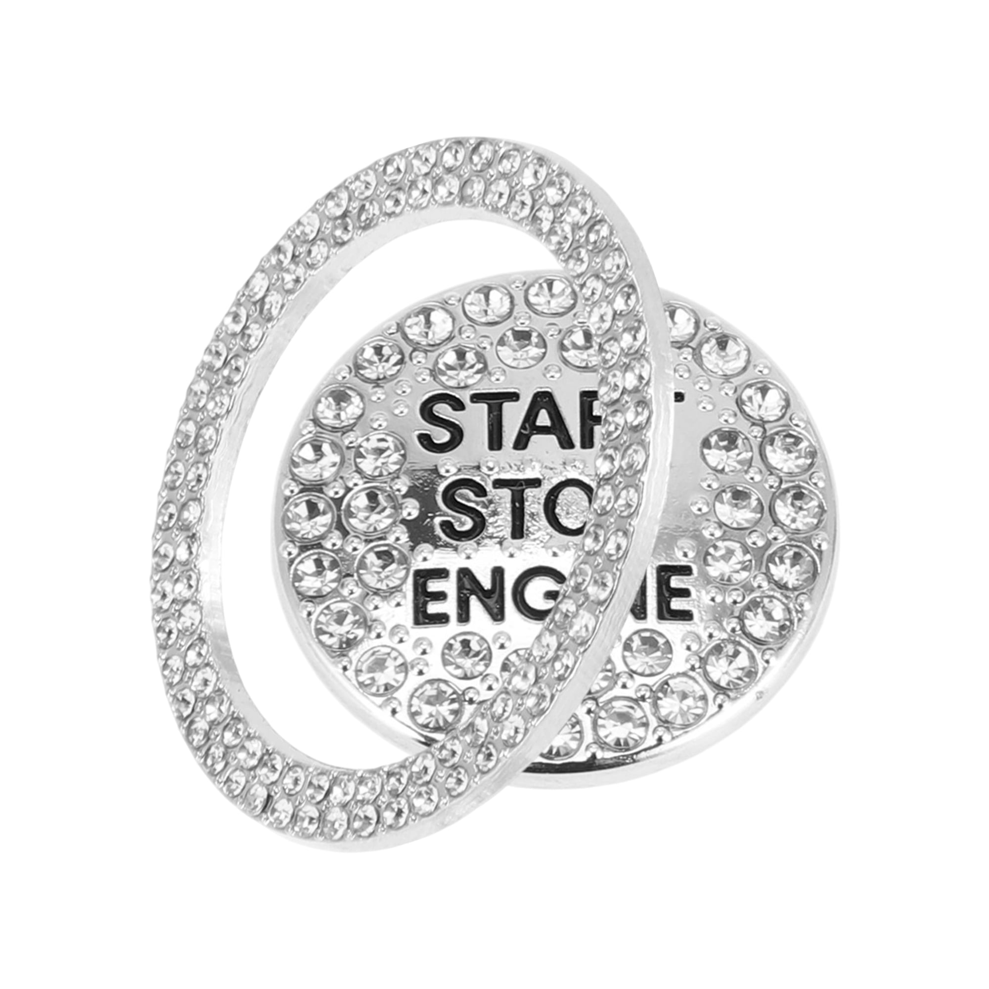 Unique Bargains Car Push Start Button Cover, Engine Push Button ...