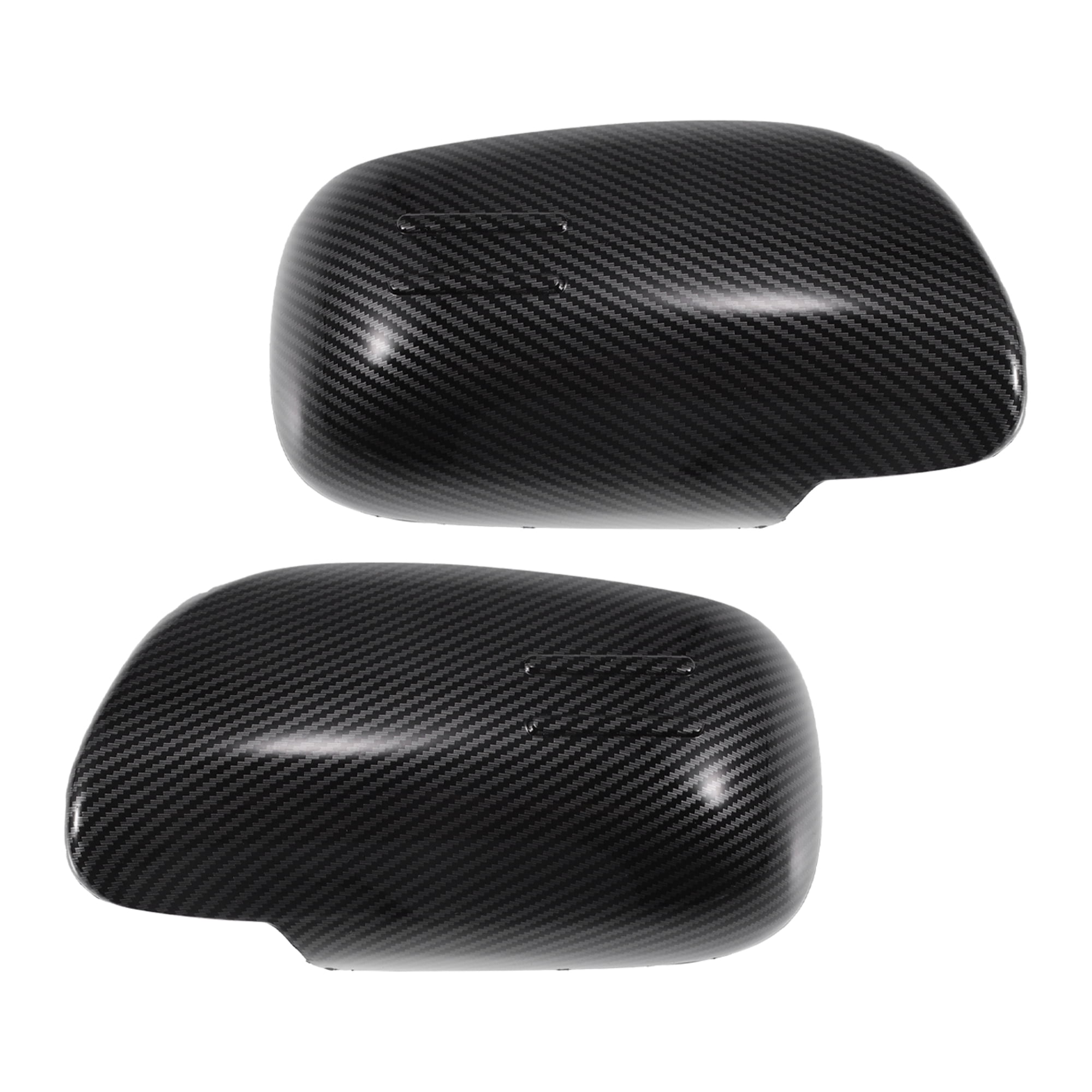 Unique Bargains Car Rear View Left Right Side Mirror Cover Cap Overlay ...