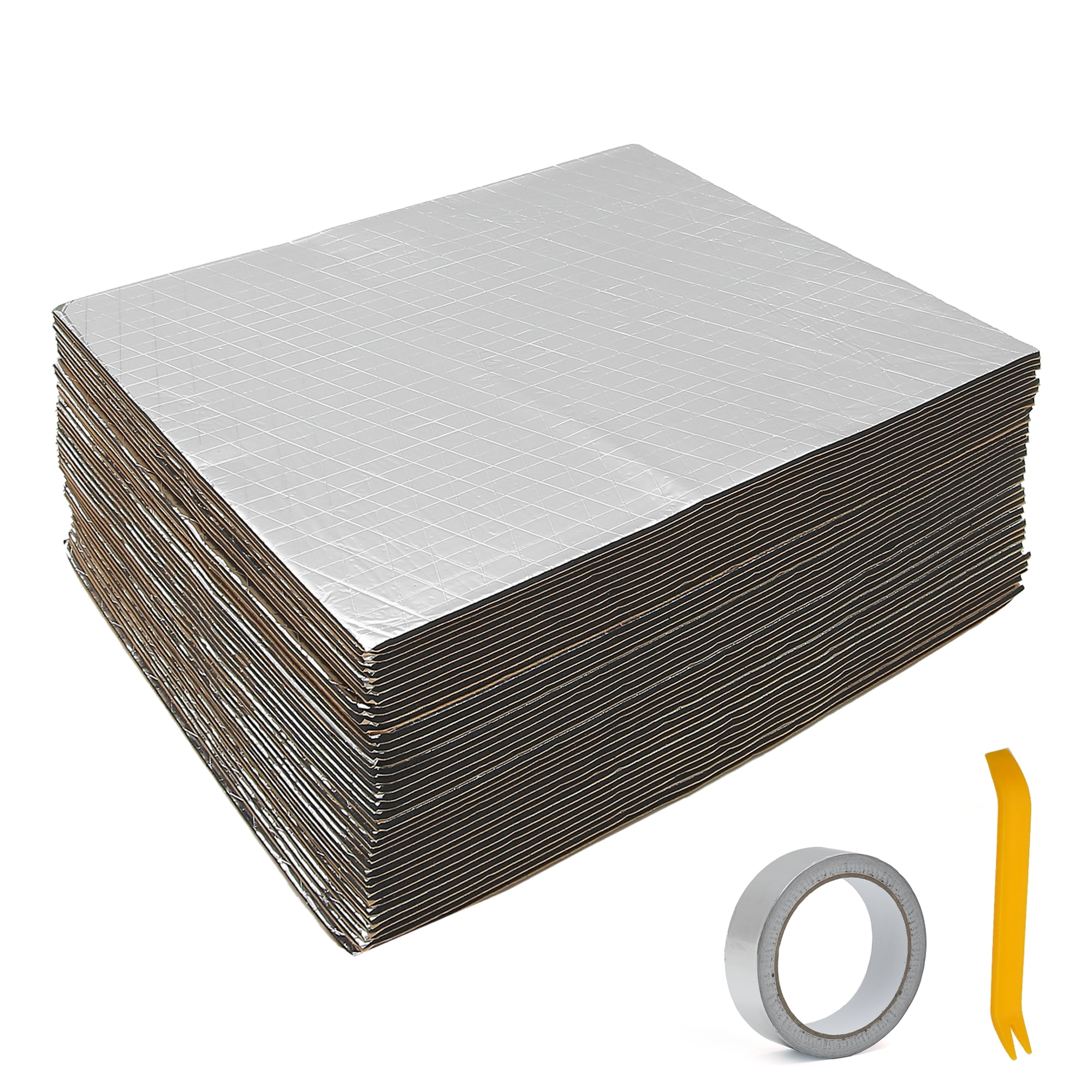 Unique Bargains Car Sound Deadening Mat 157mil 4mm 55sqft Heat ...