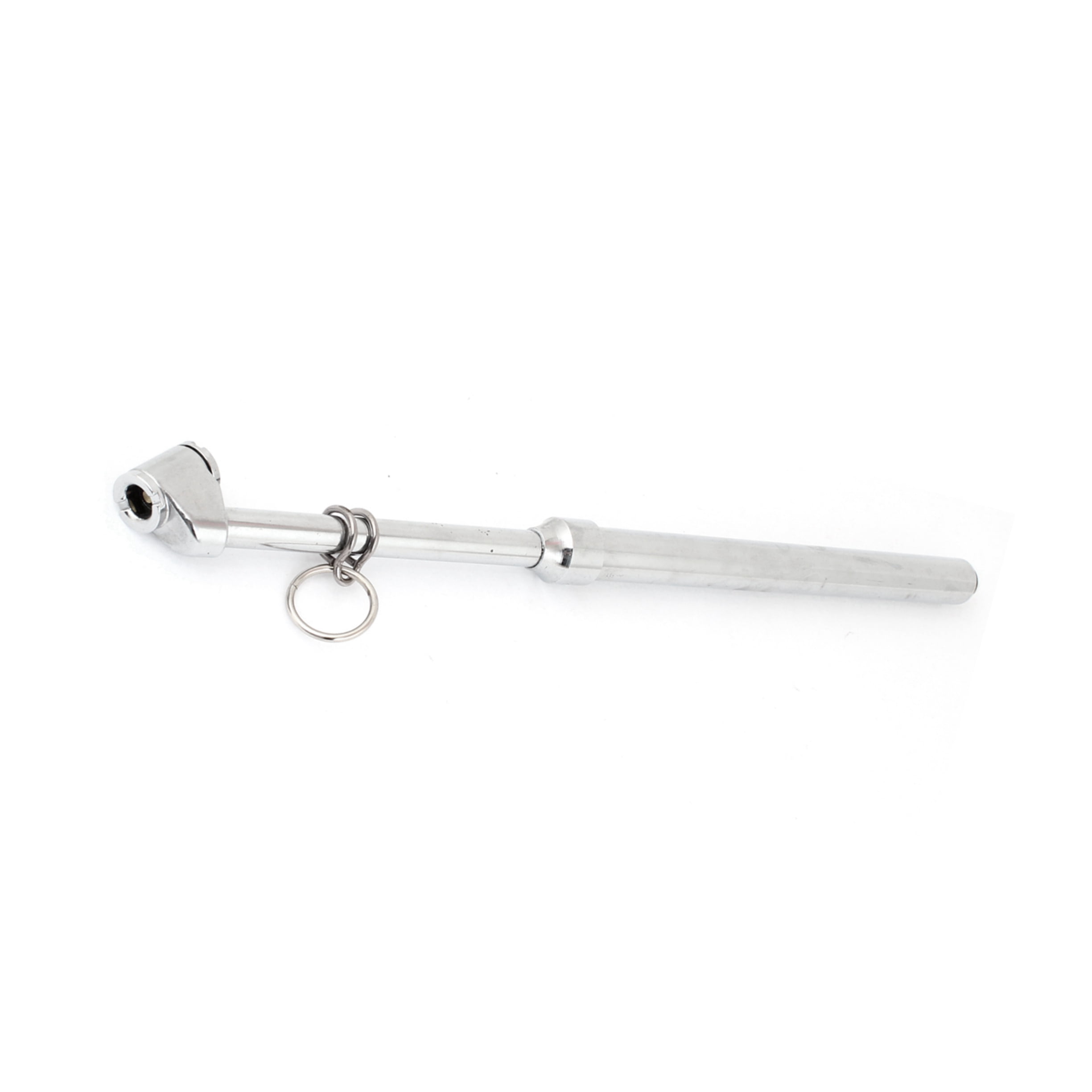 Unique Bargains Car Tire Air Pressure Checker Gauge Pen Silver Tone 10 ...