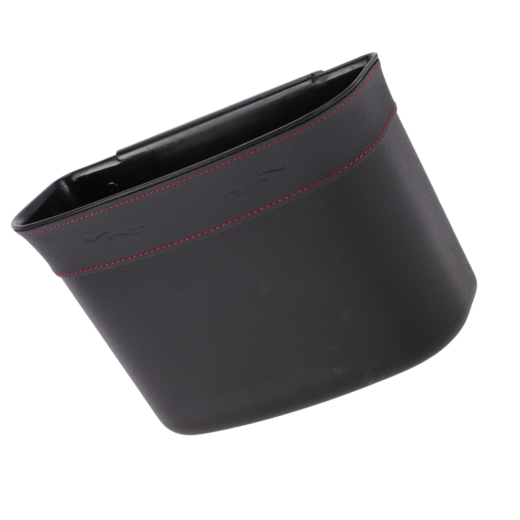 Unique Bargains Car Trash Can Hanging Back Seats Plastic Faux Leather ...