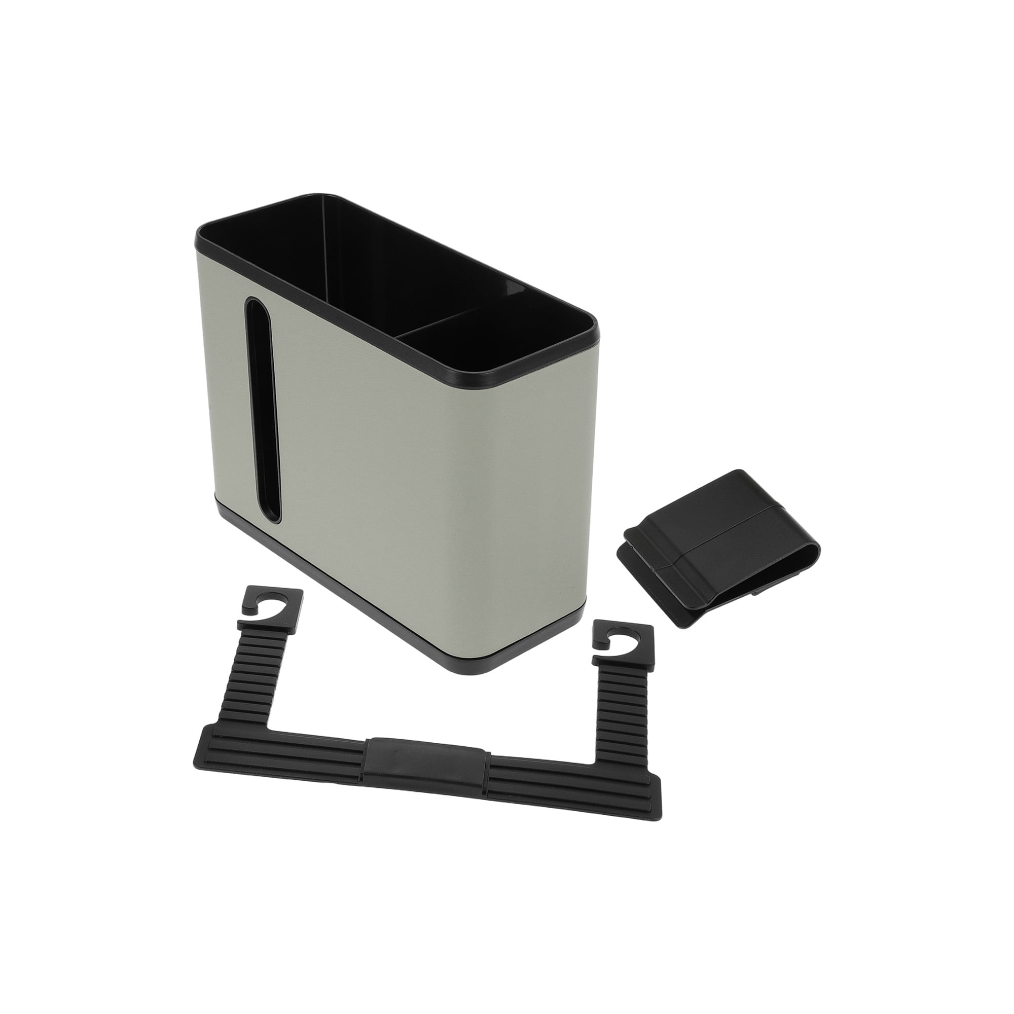 Unique Bargains Car Trash Can Hanging Front Rear Seats Faux Leather ABS ...
