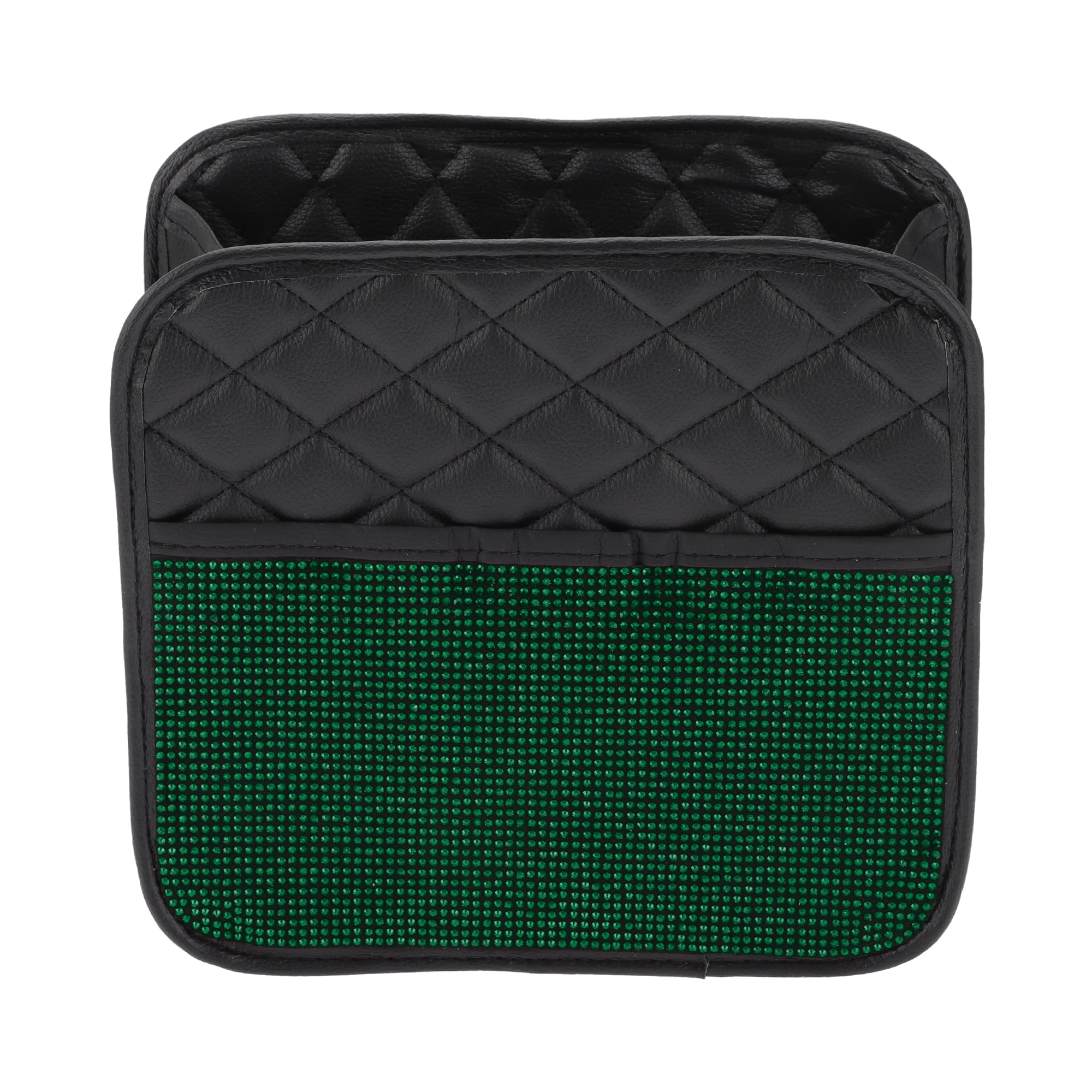 Unique Bargains Car Trash Can Hanging Front Rear Seats Faux Leather ...