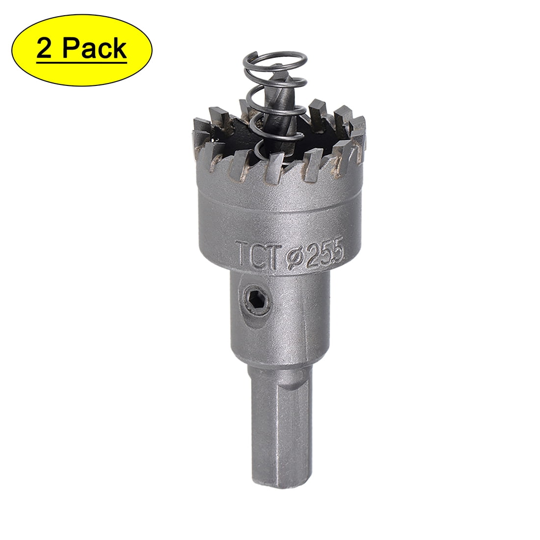 Unique Bargains Carbide Hole Cutter 24mm Hole Saw High Density Cemented Carbide Teeth Triangular ...