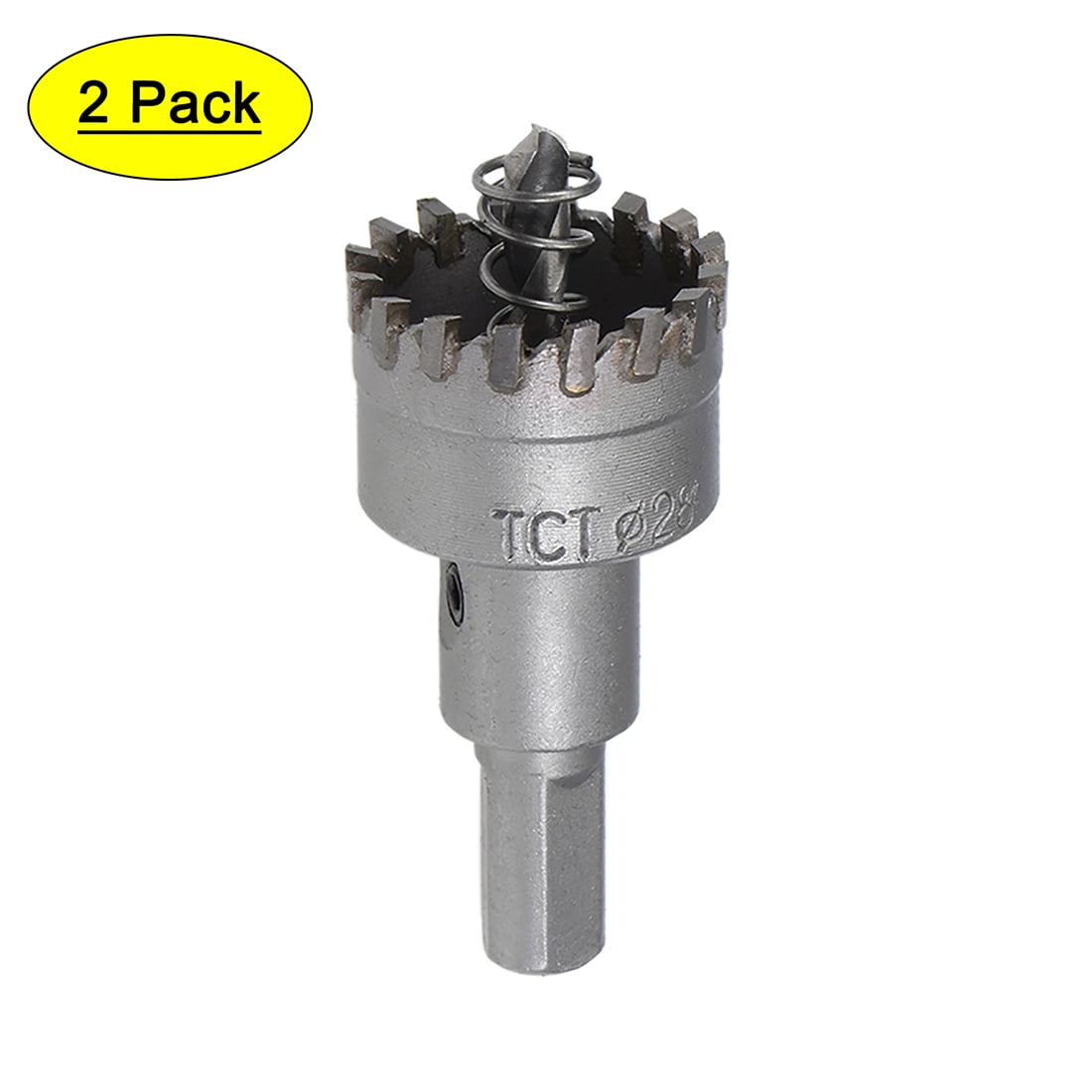 Unique Bargains Carbide Hole Cutter 24mm Hole Saw High Density Cemented Carbide Teeth Triangular ...