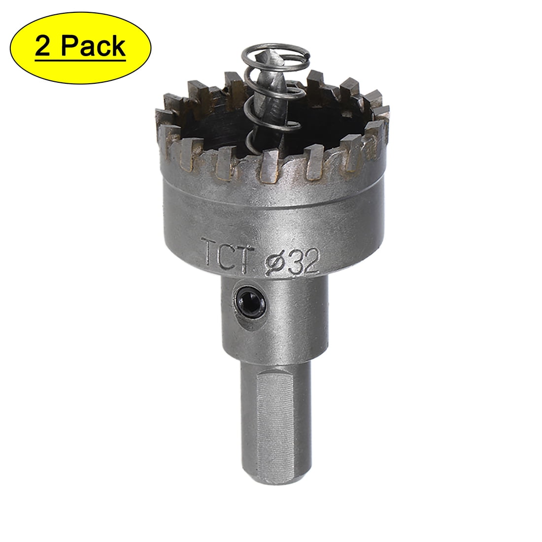 Unique Bargains Carbide Hole Cutter 24mm Hole Saw High Density Cemented Carbide Teeth Triangular ...