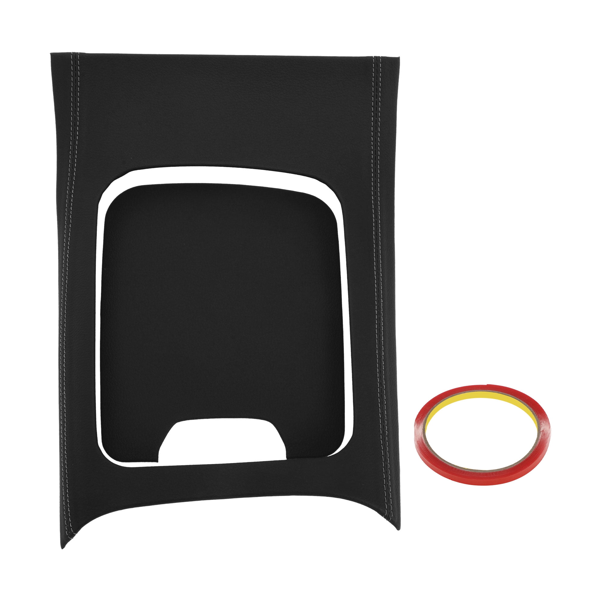 Unique Bargains Center Console Panel Faux Leather Sticker for Mercedes ...