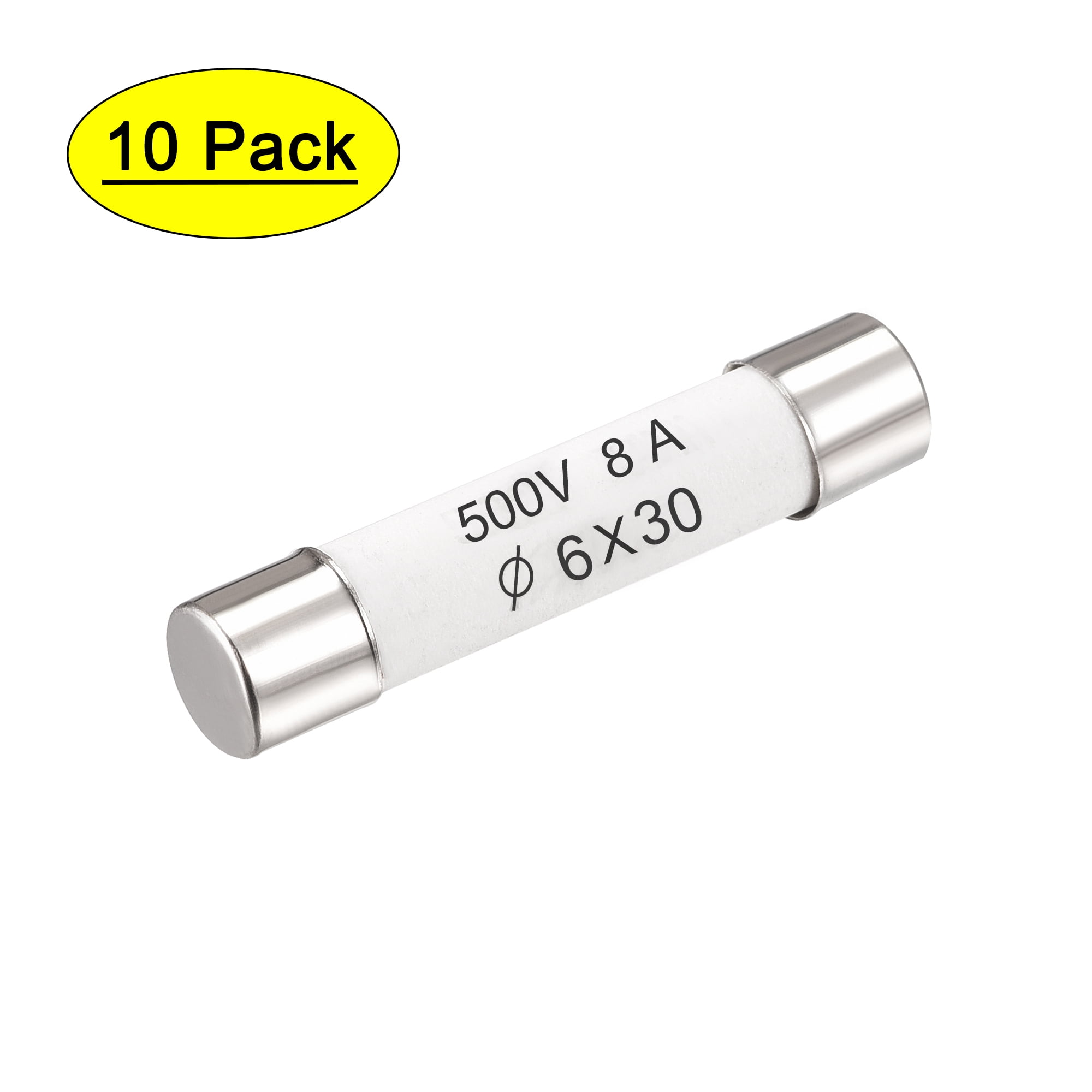Unique Bargains Ceramic Cartridge Fuses 0.5A 250V Ceramic Fuses Fast ...