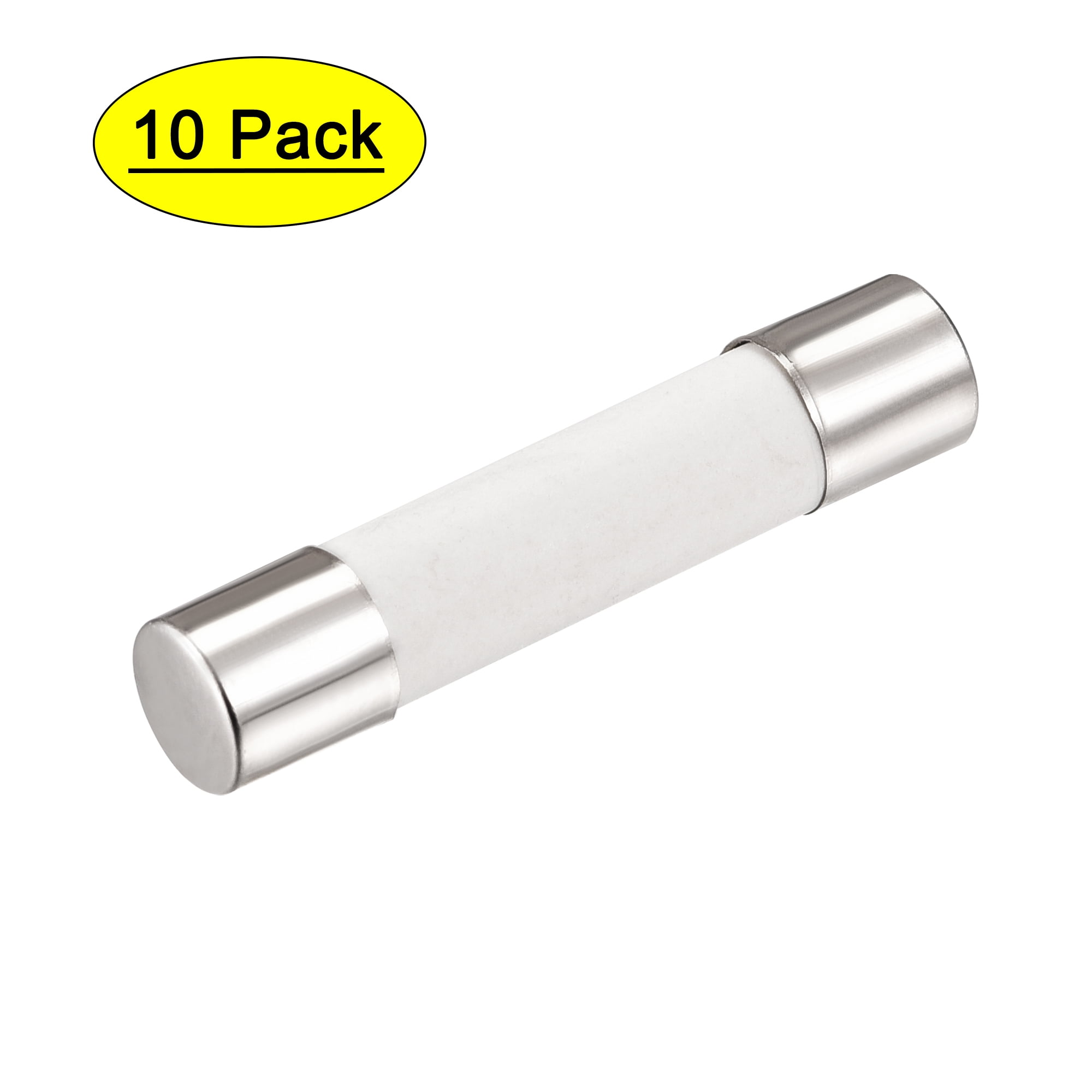 Unique Bargains Ceramic Cartridge Fuses 8A 250V Ceramic Fuses Fast Blow ...