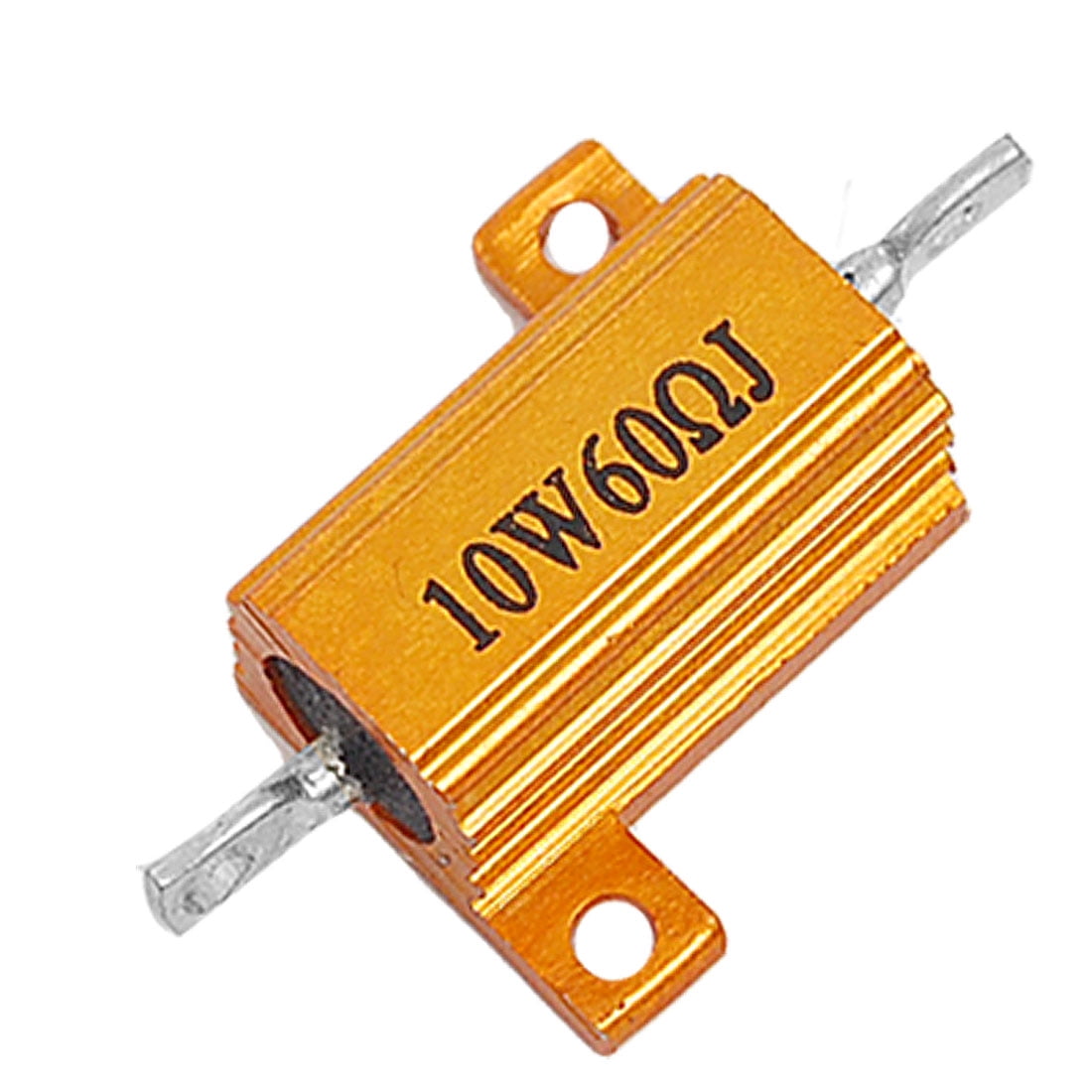 Unique Bargains Chassis Mounted 10W Power 60 Ohm 5% Aluminum Resistor ...