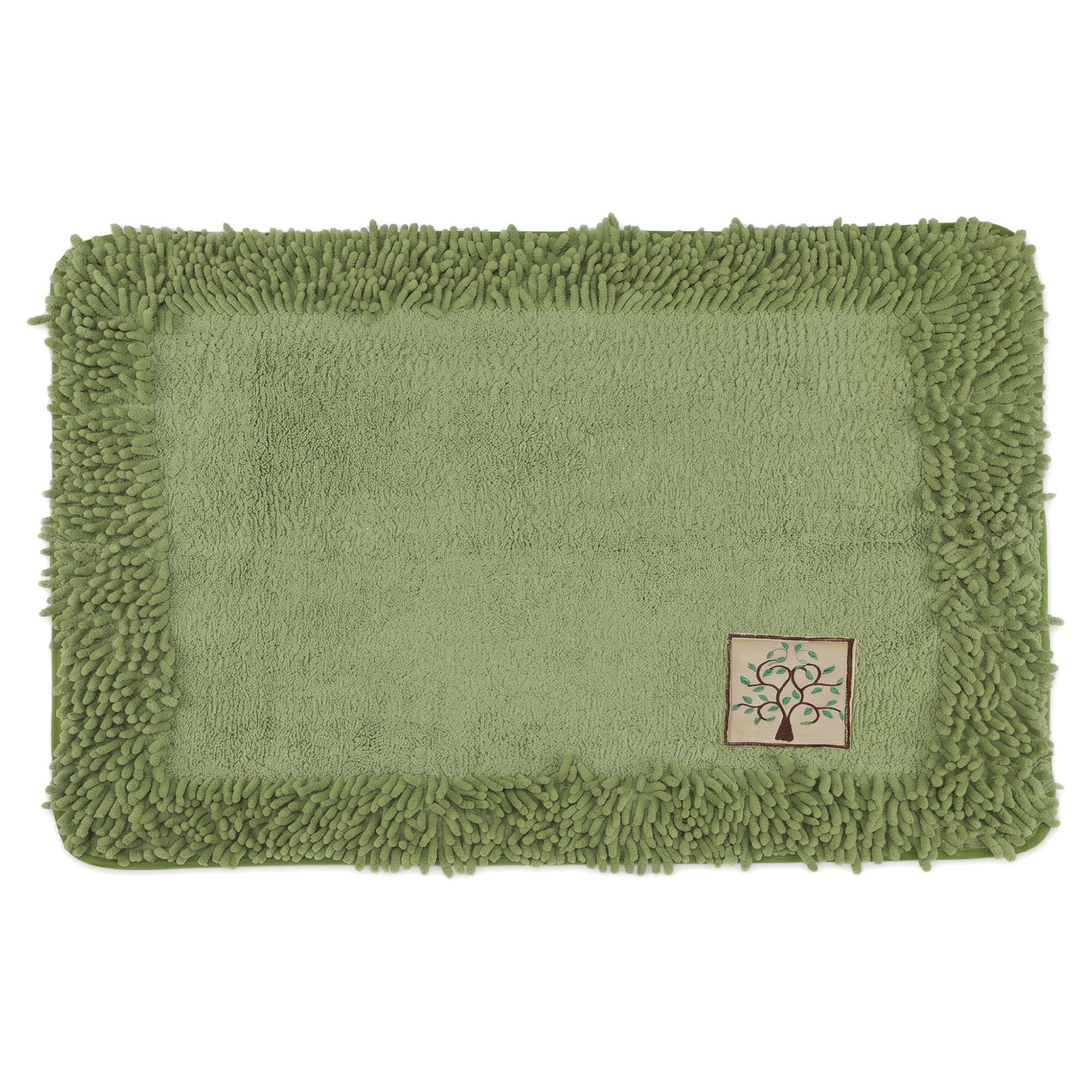 Unique Bargains Chenille Non Slip Bath Mat Ultra Soft Absorbent Shower ...