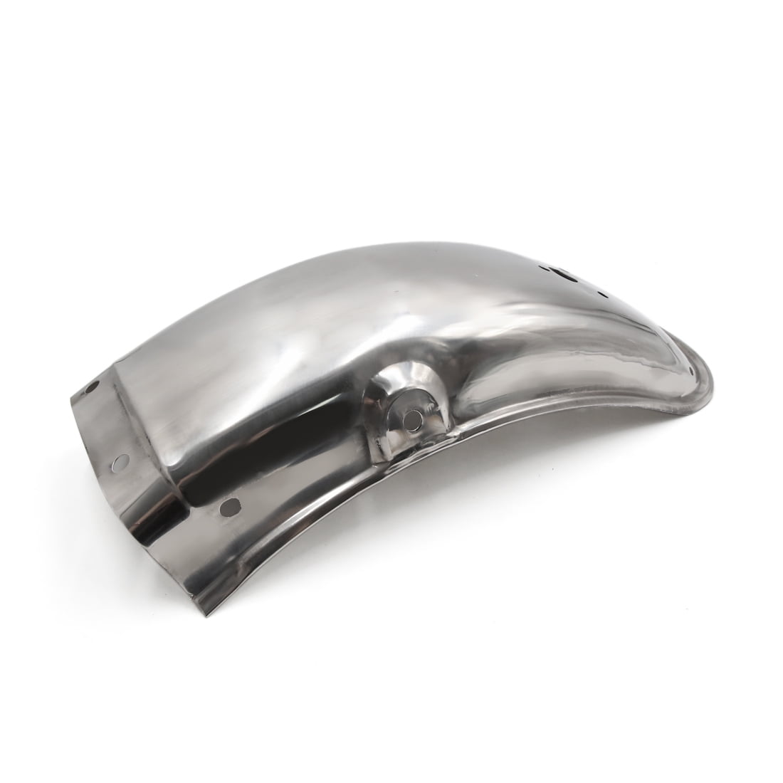 Unique Bargains Chrome Plating Metal Rear Mud Sand Fender Motorcycle ...