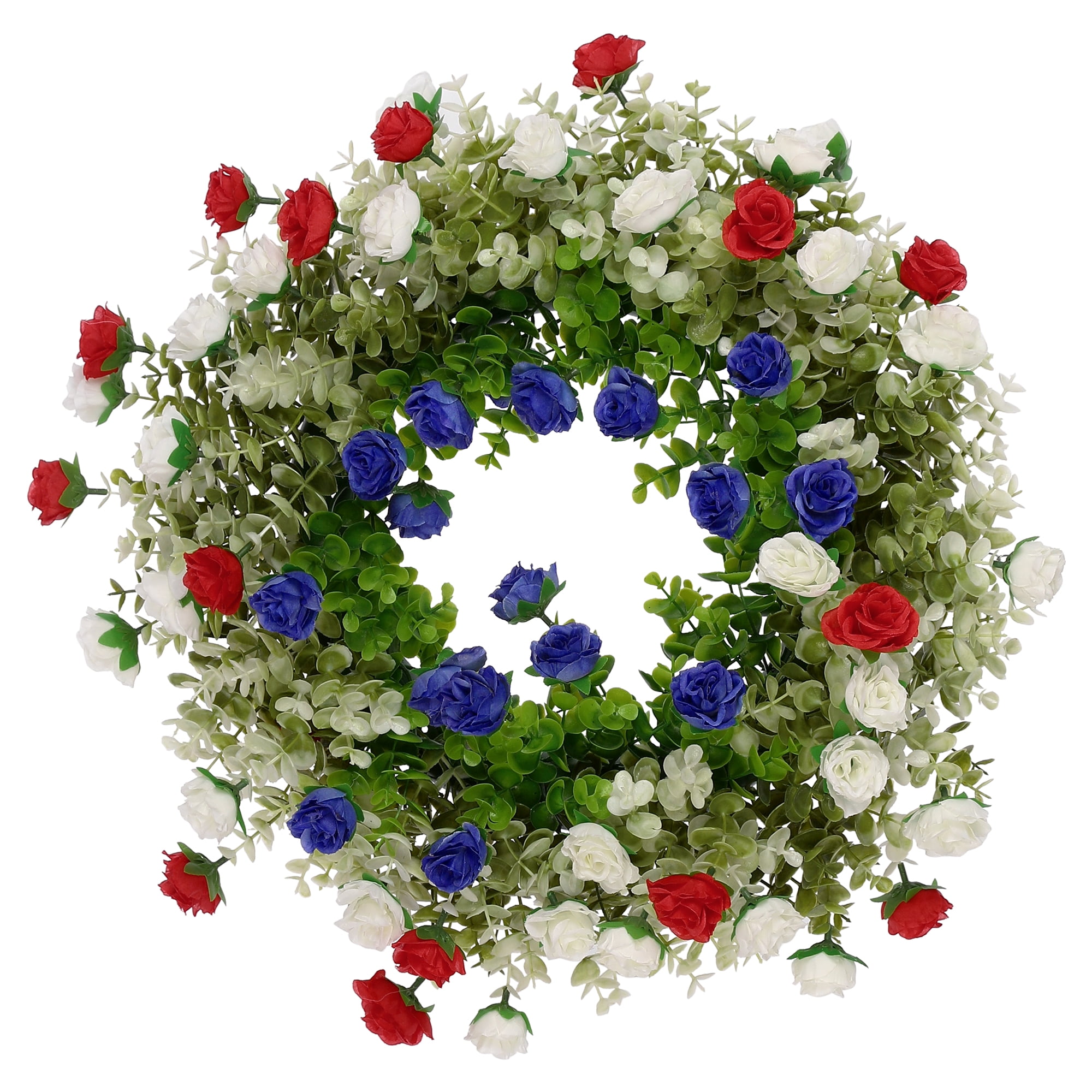 Unique Bargains Colorful Hydrangea Flower Wreaths for Front Door Home ...