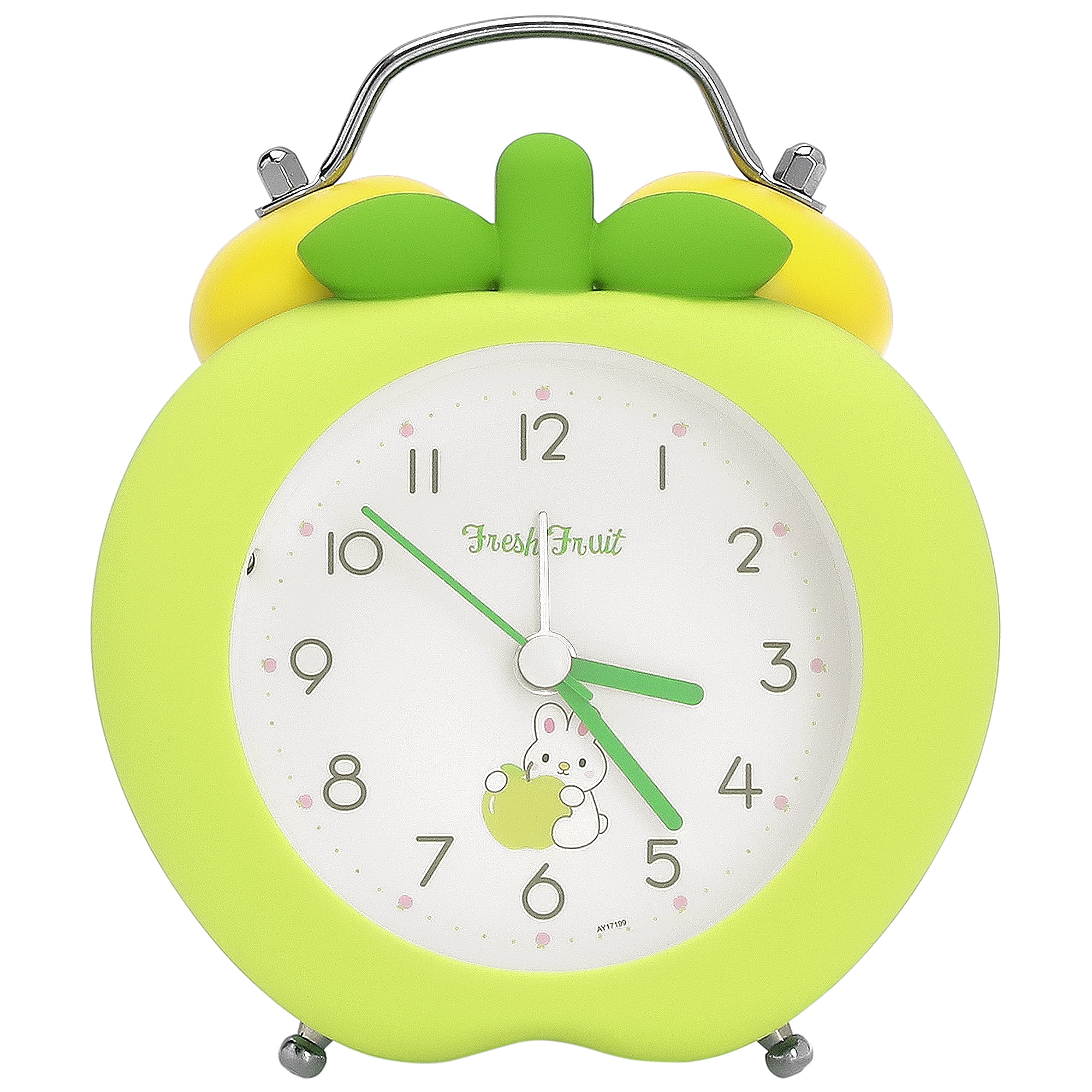 Unique Bargains Colorful Mechanical Alarm for Bedroom Dorm Green 4.3"Lx ...