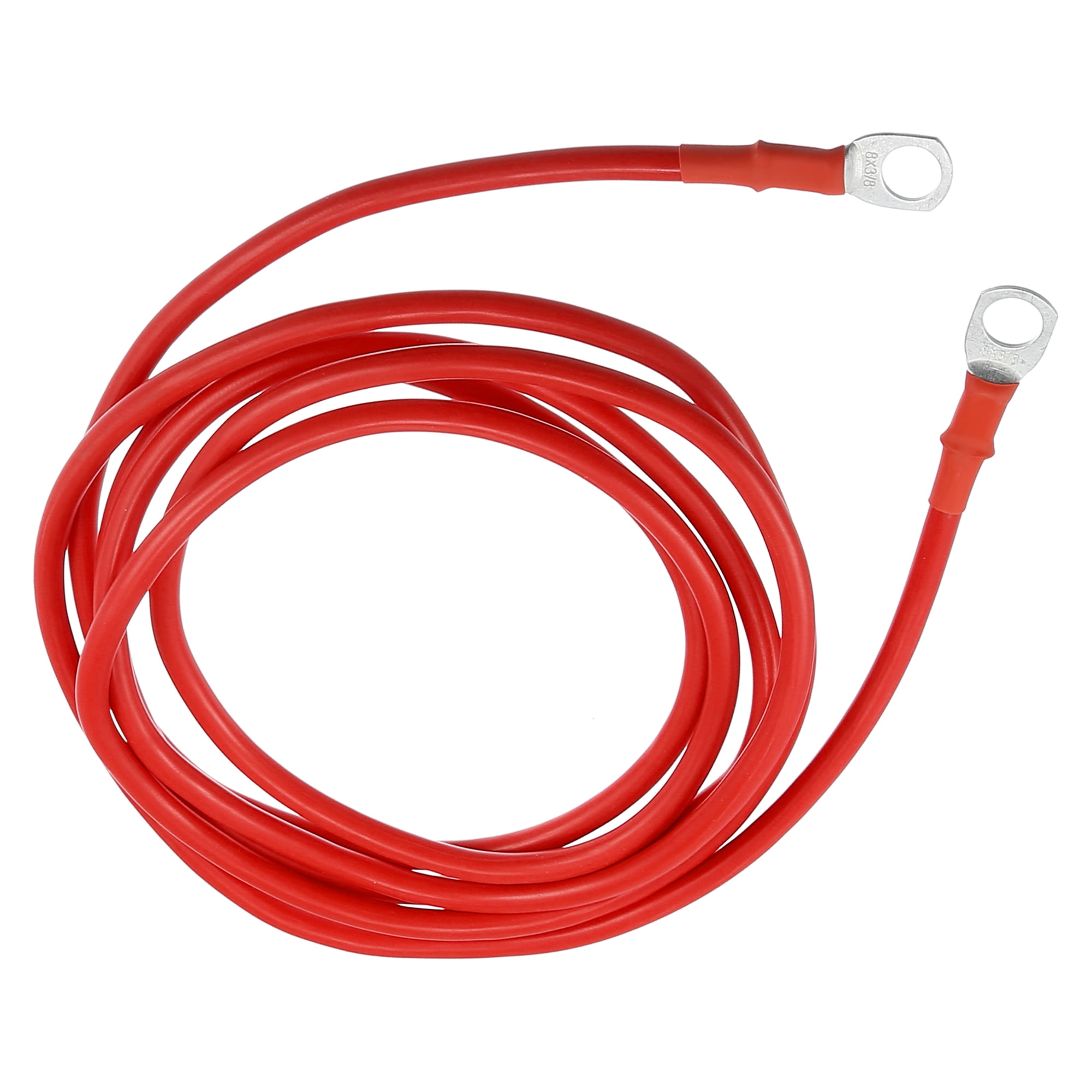 Unique Bargains Copper Battery Inverter Cable 8 AWG Gauge 3/8inch ...