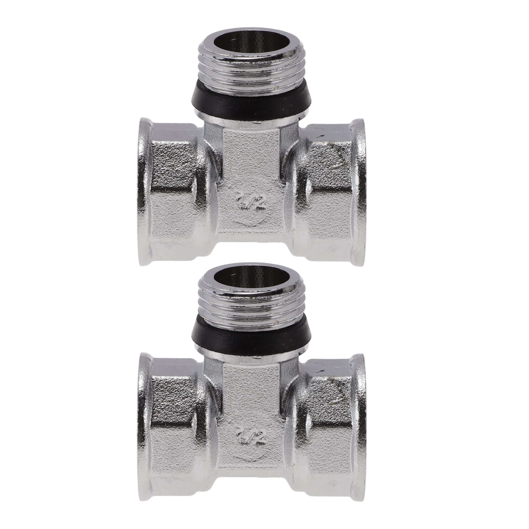 Unique Bargains Copper Pipe Fittings 1/2"Female x 1/2"Male x 1/2"Female ...