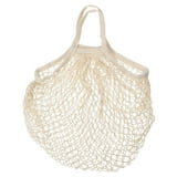 Unique Bargains Cotton Mesh Bag Reusable Mesh Net String Grocery Bags ...
