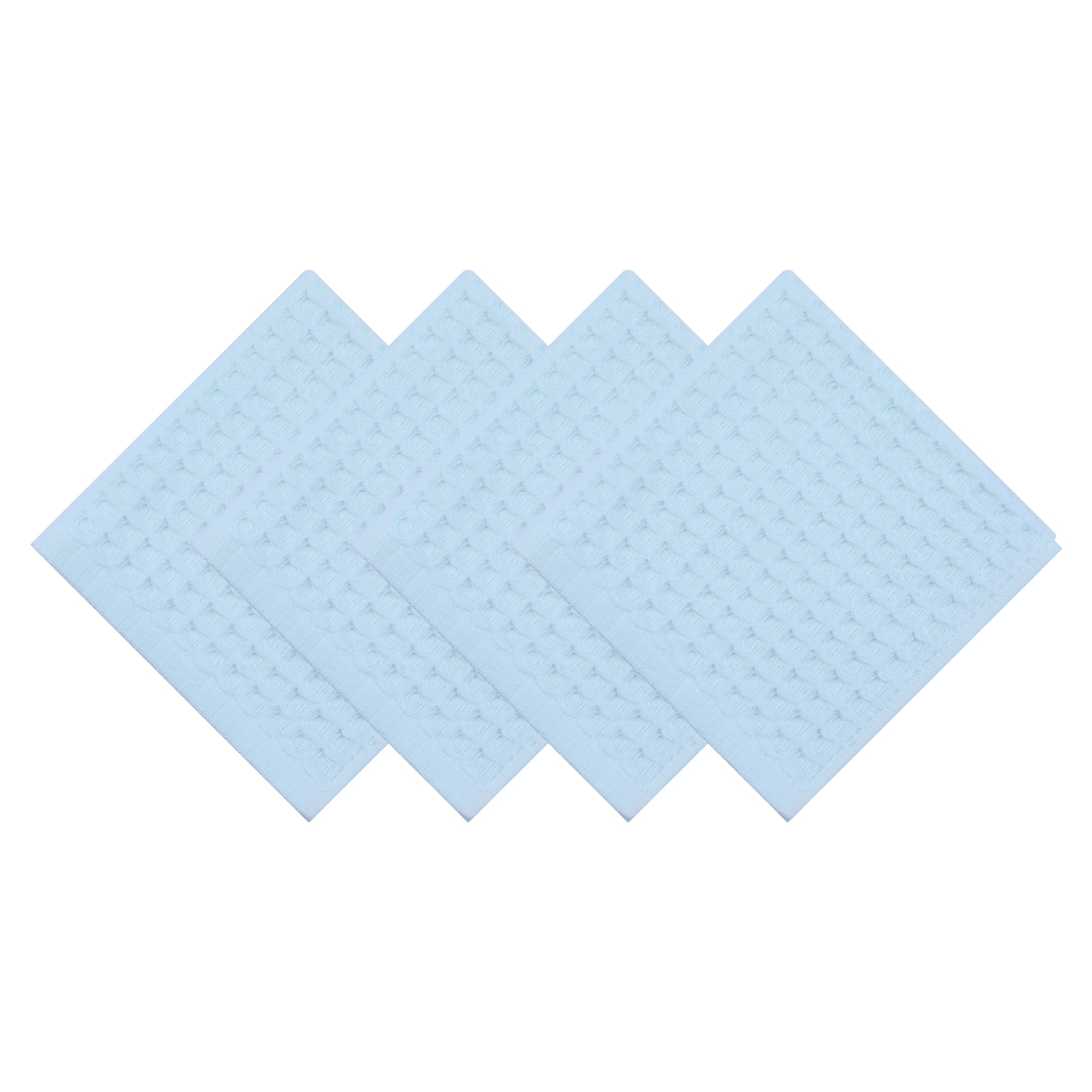 Unique Bargains Cotton Waffle Soft Quick Dry Lint Free Face Cloths ...