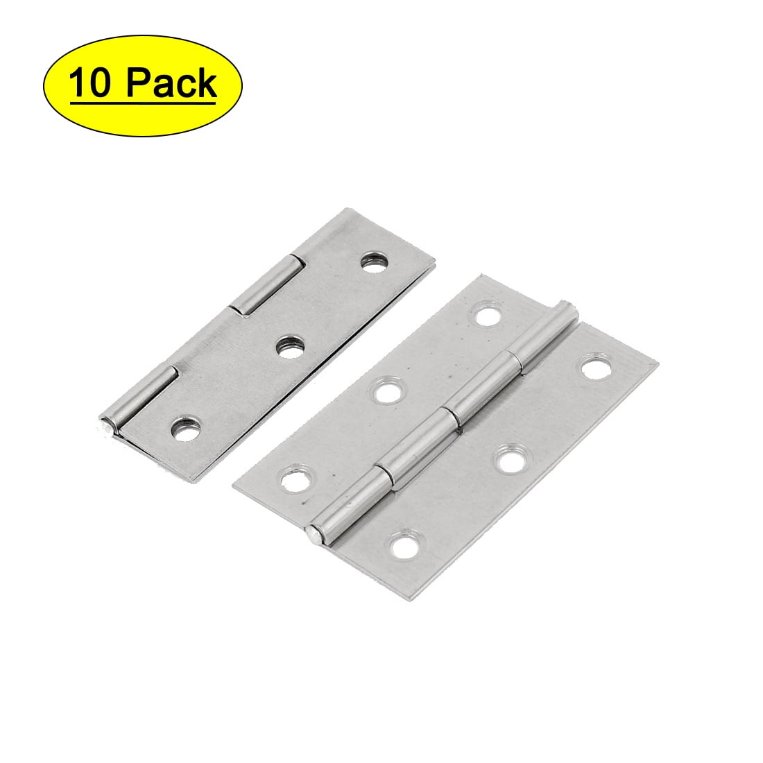 Unique Bargains Cupboard Furniture Stainless Steel Door Hinges 55mm ...