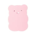 Unique Bargains Cute Bears Shape Bath Sponge Body Scrubber1 Pc Pink ...