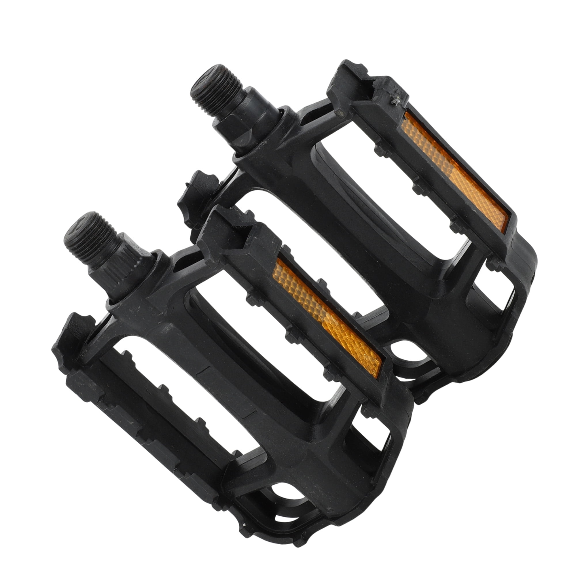 Unique Bargains Cycling Bike Pedal, 9/16" Spindle Plastic Bike Flat ...