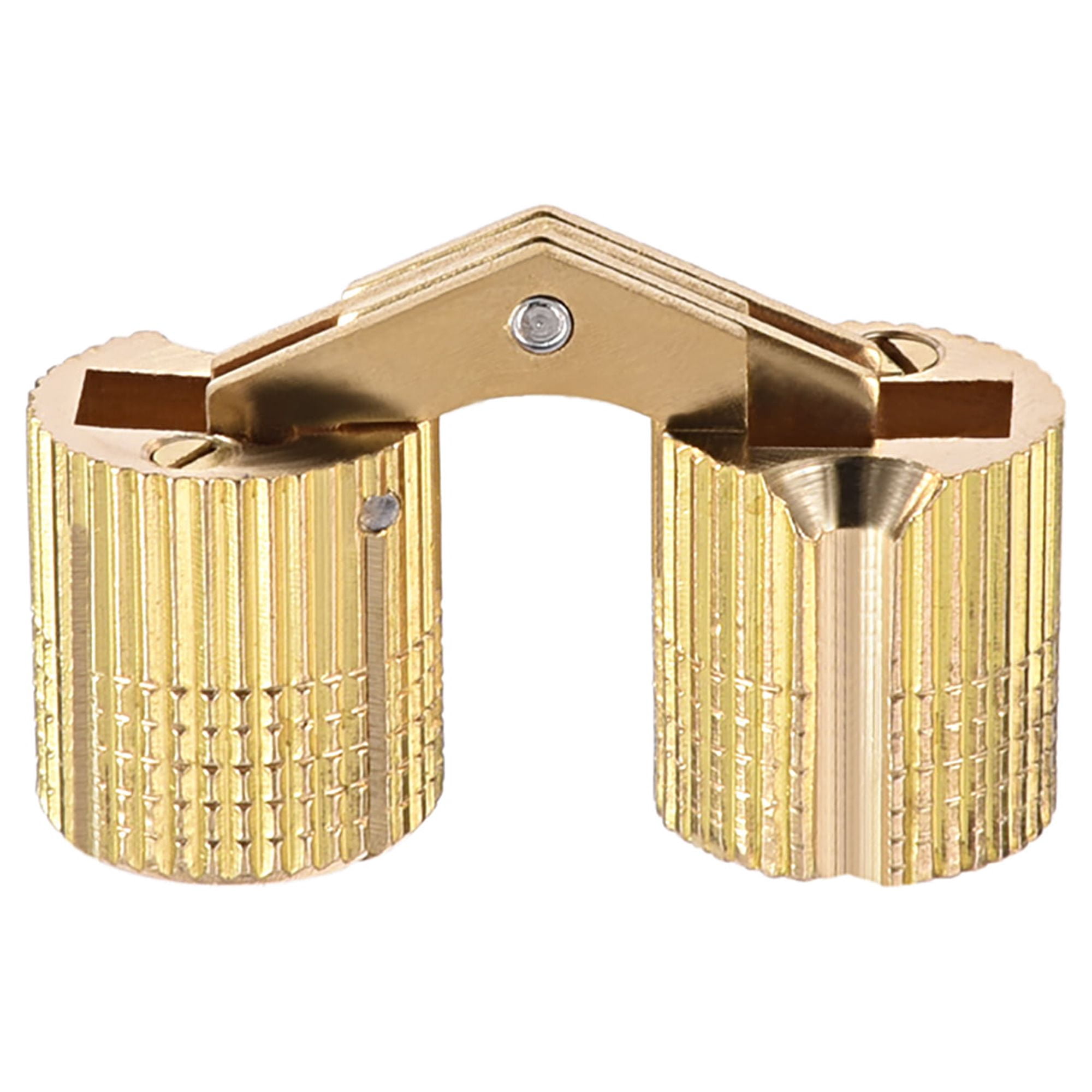 Unique Bargains Cylindrical 14mm Invisible Furniture Hinge Concealed ...