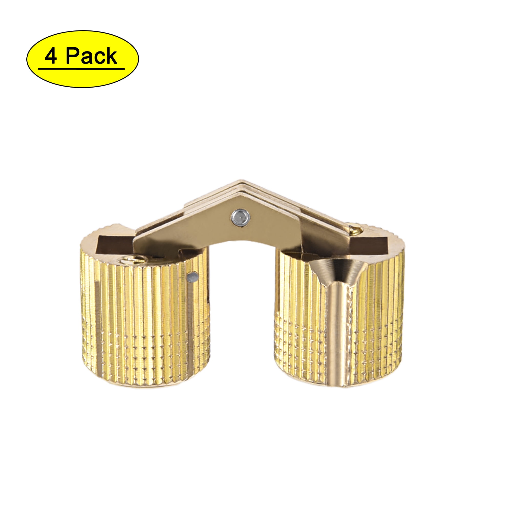 Unique Bargains Cylindrical 16mm Invisible Furniture Hinge Concealed ...