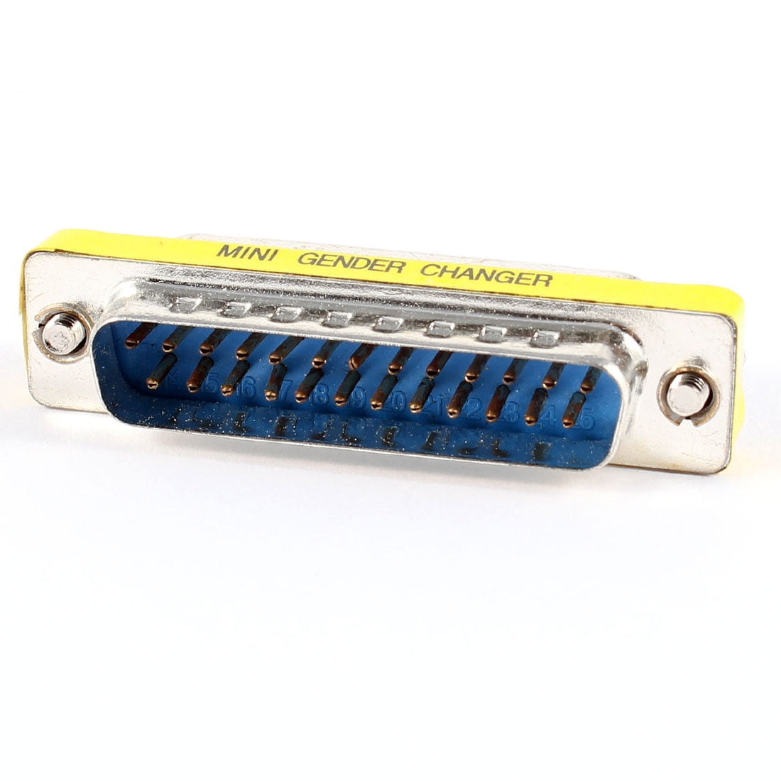 Unique Bargains DB-25 DB25 Male to Male M/M Gender Changer Connector ...