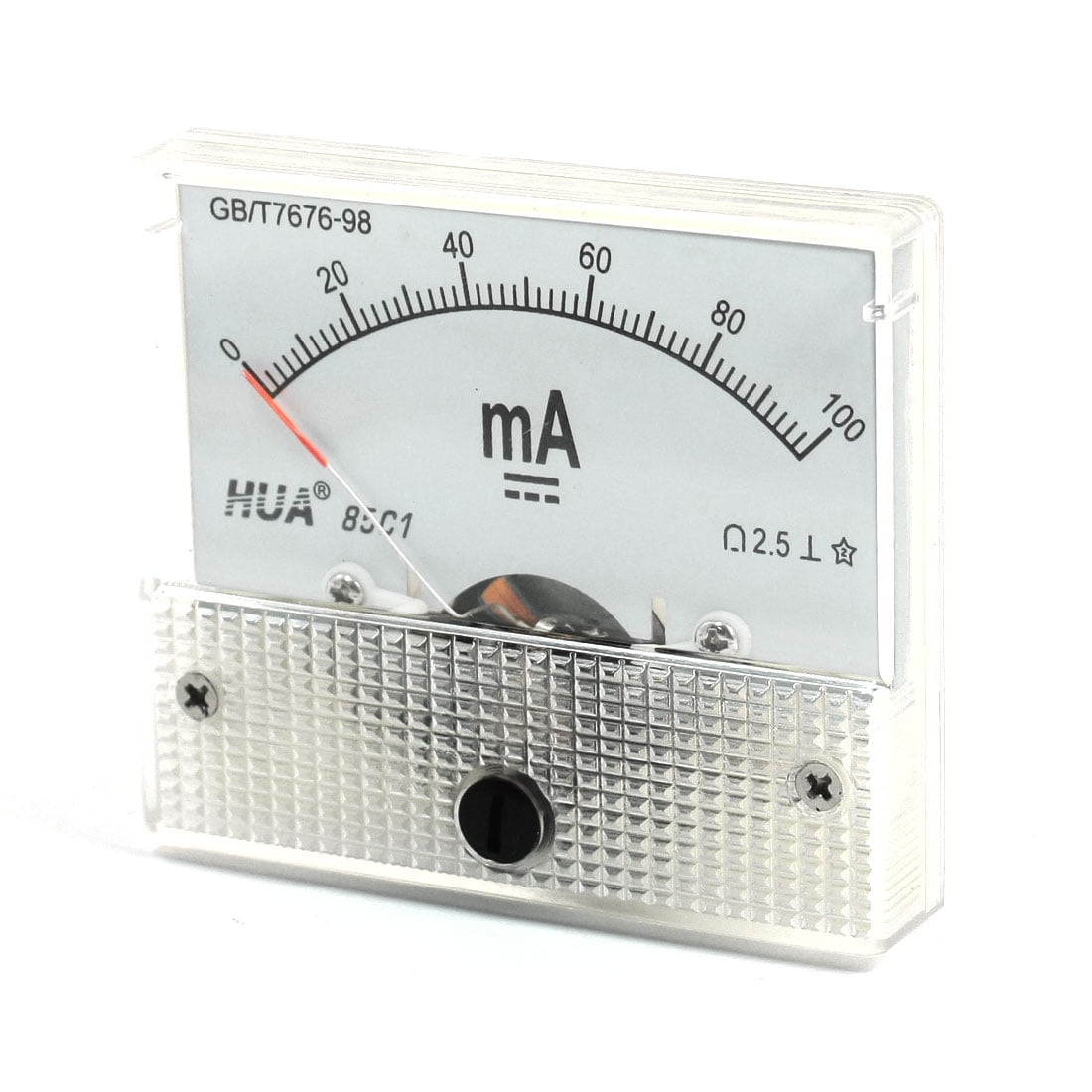 Unique Bargains DC 0-100mA Class 2.5 Accuracy Current Testing Panel ...