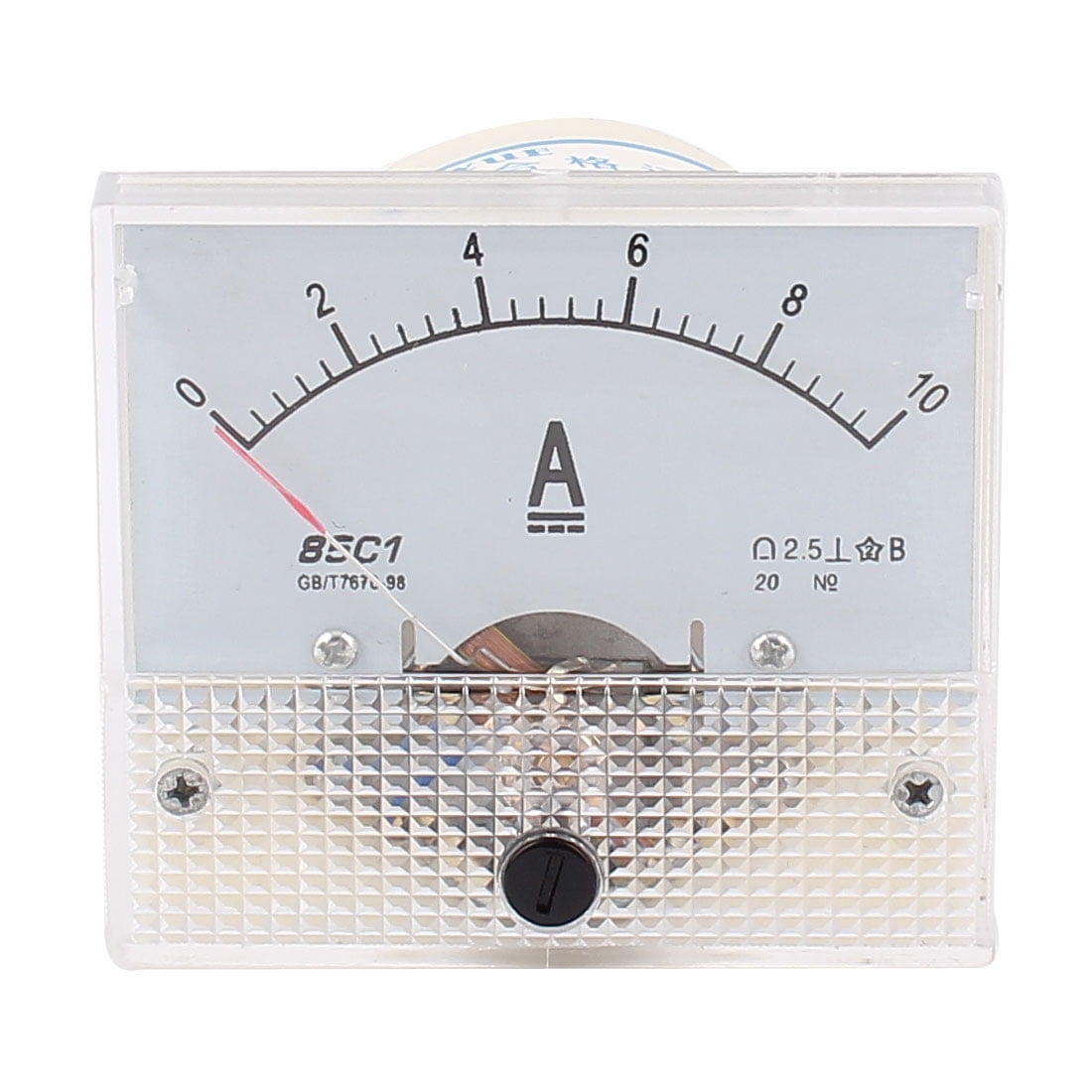 Unique Bargains DC 10A Analog Panel Current Meter Ammeter Gauge 85C1 0 ...