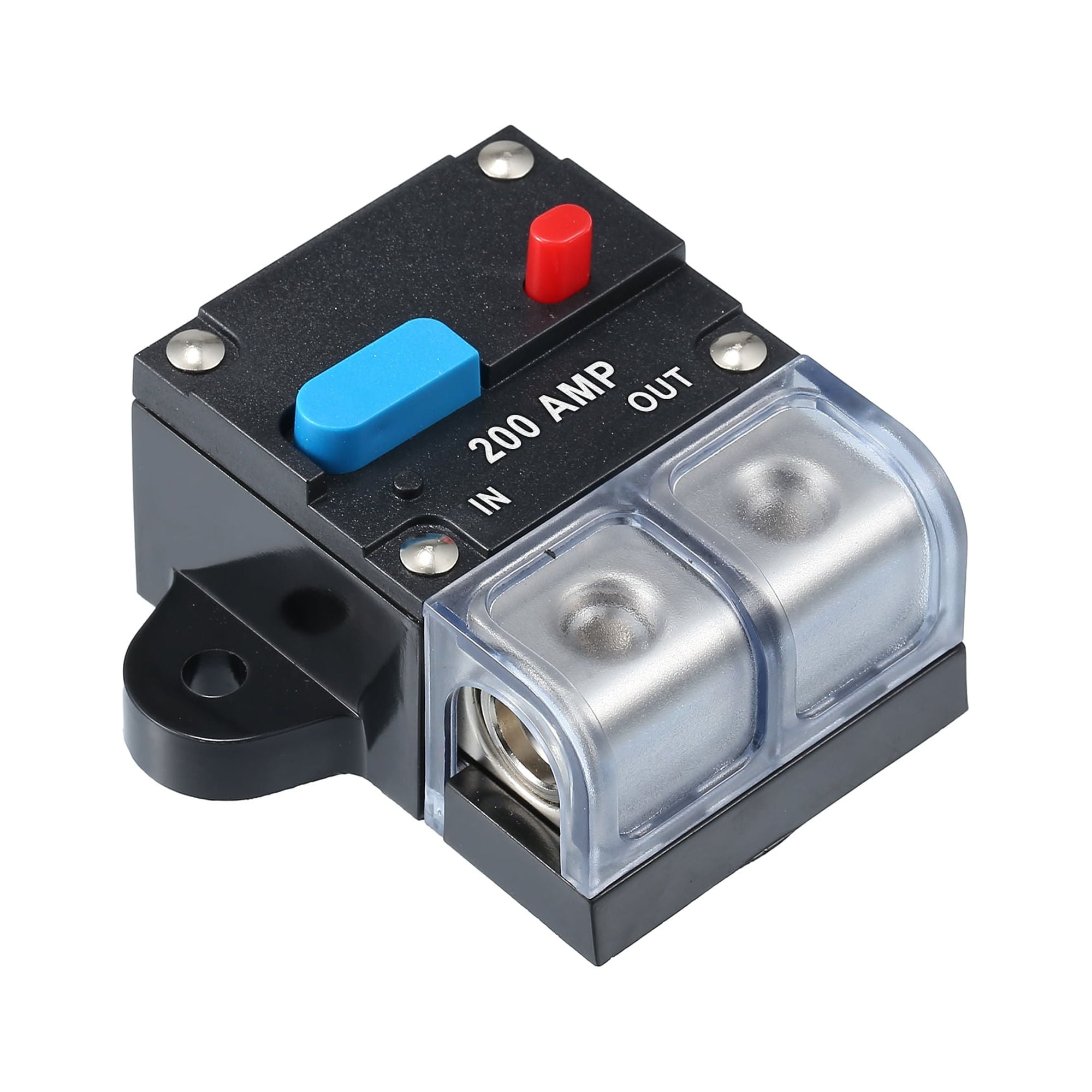 Unique Bargains 1 Set DC 12V-24V Fuse Holder 200A Auto Audio Circuit ...