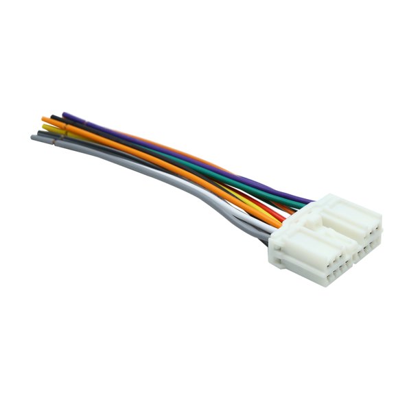 Unique Bargains DC 12V Car Male DVD Radio Wire Harness Adapter Plug ...